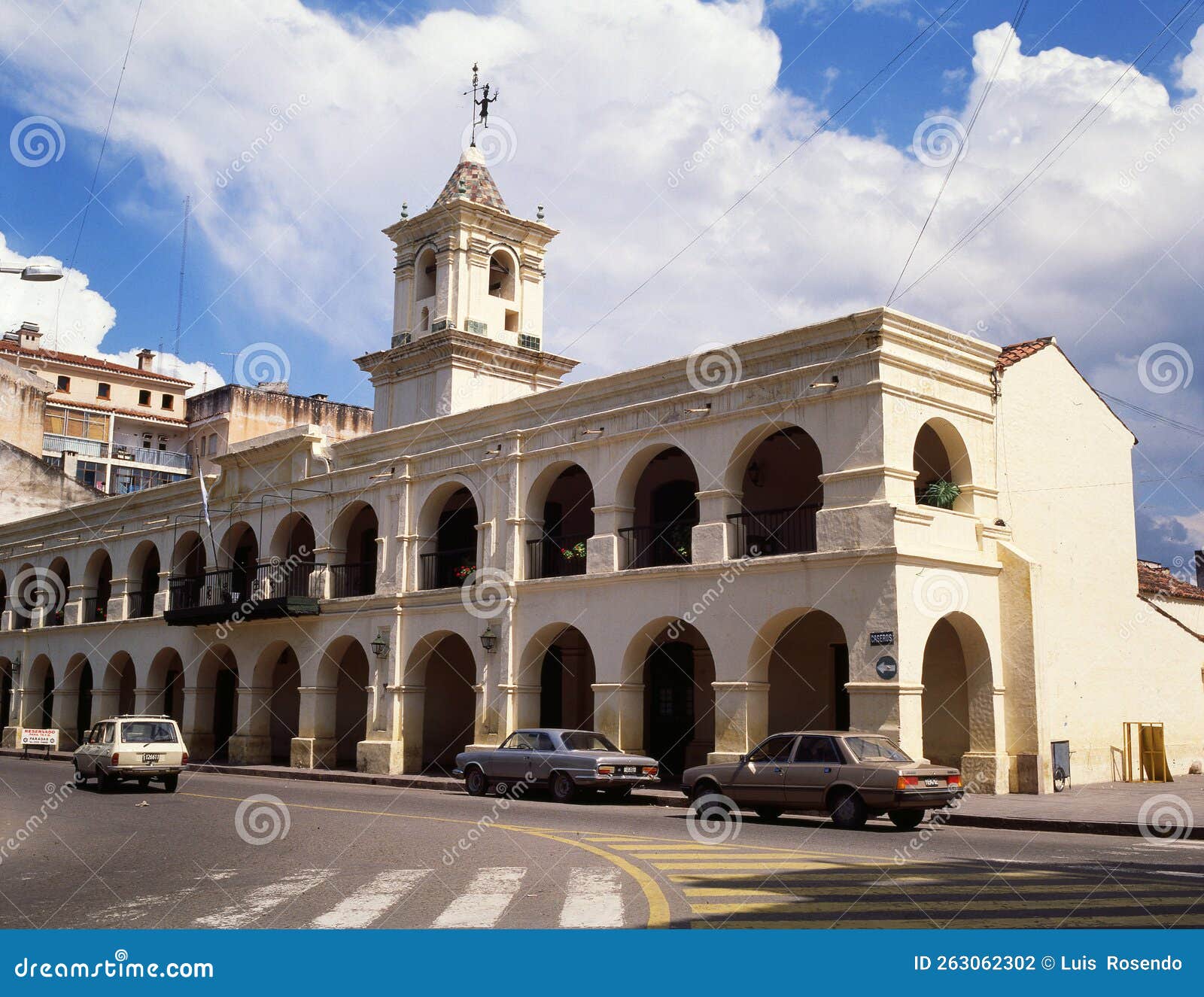 The Salta Cabildo, a Colonial Building in Salta, Argentina Editorial ...