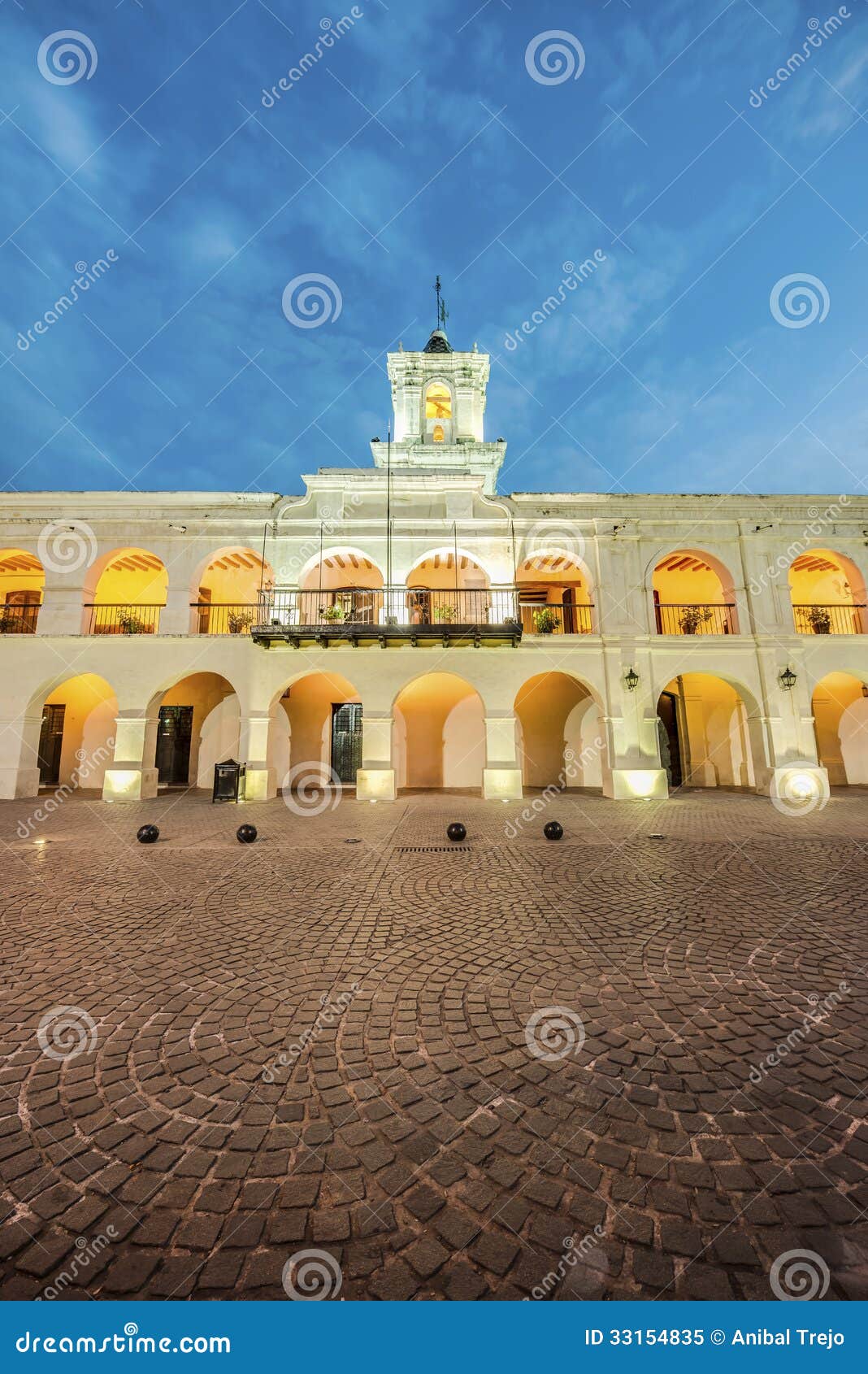 The Salta Cabildo in Salta, Argentina Stock Image - Image of ...