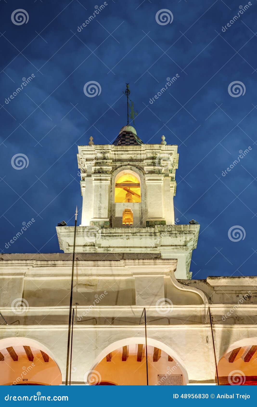 The Salta Cabildo in Salta, Argentina Stock Photo - Image of ancient ...