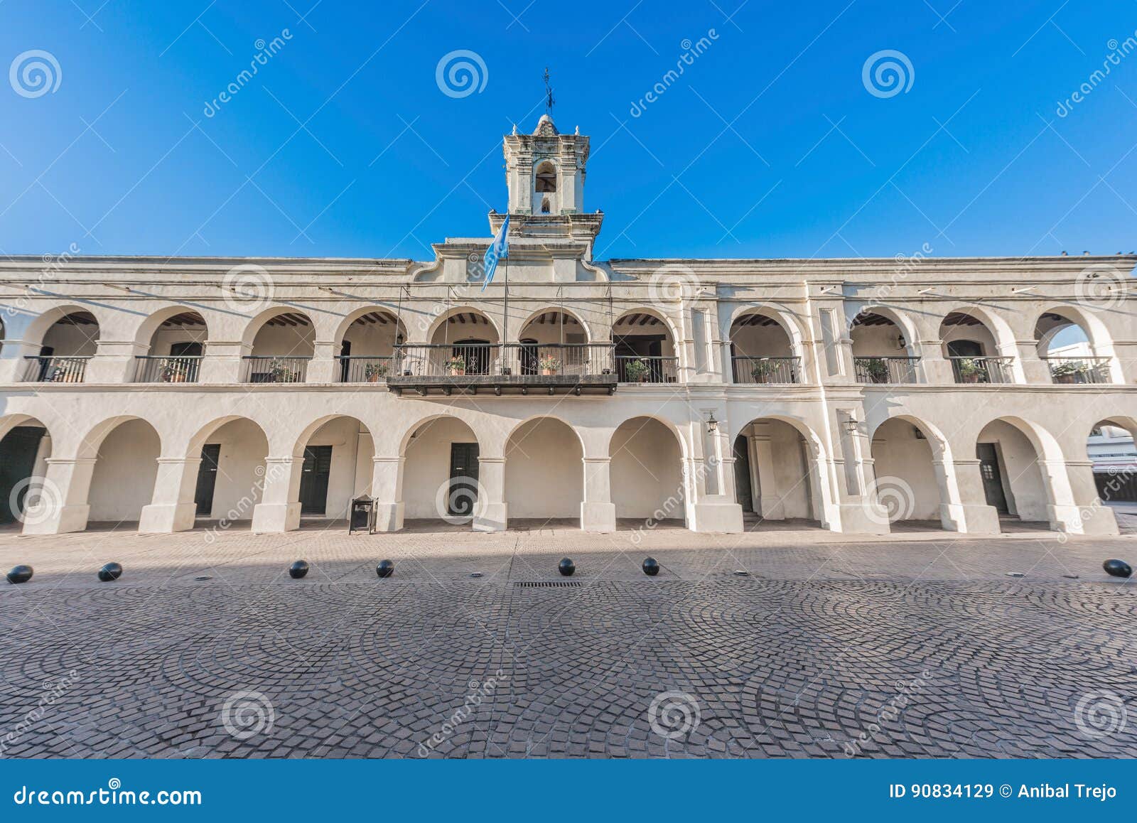 The Salta Cabildo in Salta, Argentina Stock Image - Image of south ...