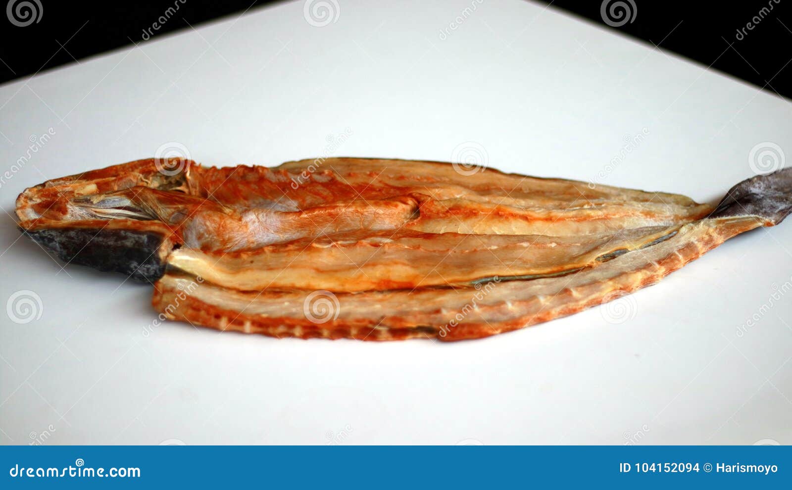 Saltad torkad fisk arkivfoto. Bild av matlagning, torkat - 104152094