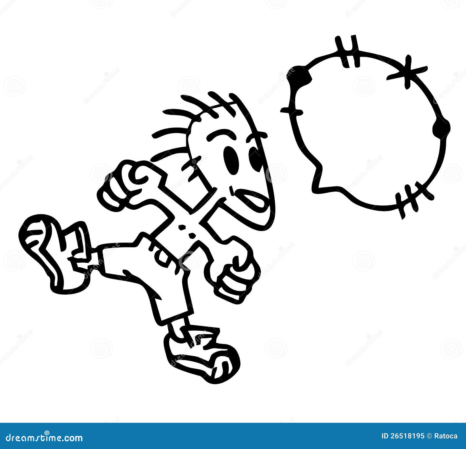 Salte al cabrito ilustración del vector. Ilustración de historieta ...