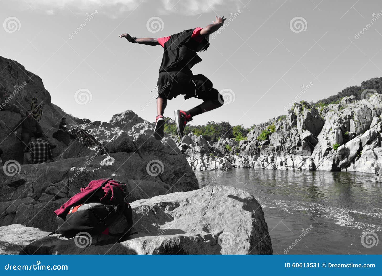 ¡Salte al hombre! foto editorial. Imagen de durante, tomar - 60613531