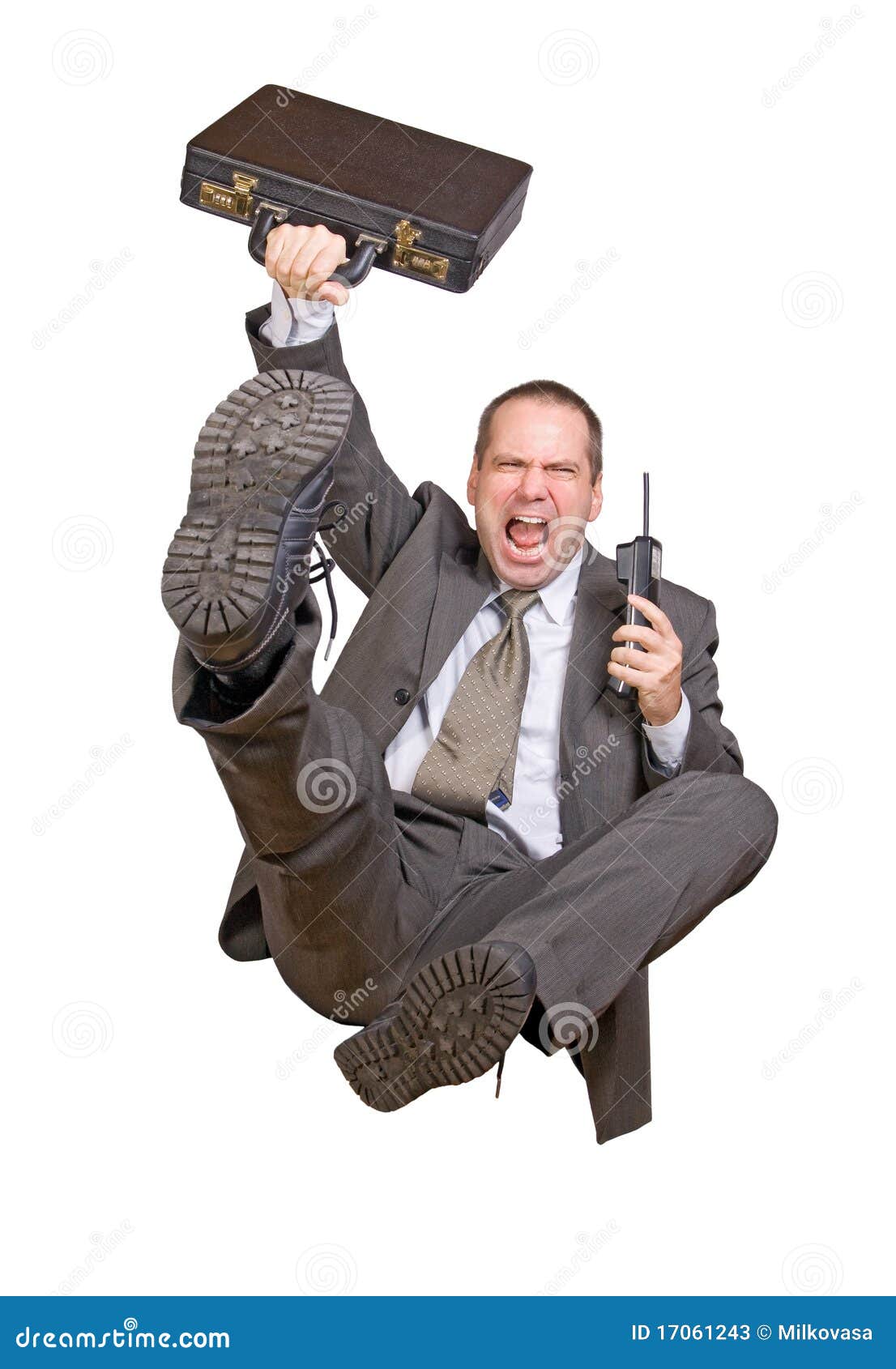 Salte Al Hombre De Negocios Imagen de archivo - Imagen de juego ...