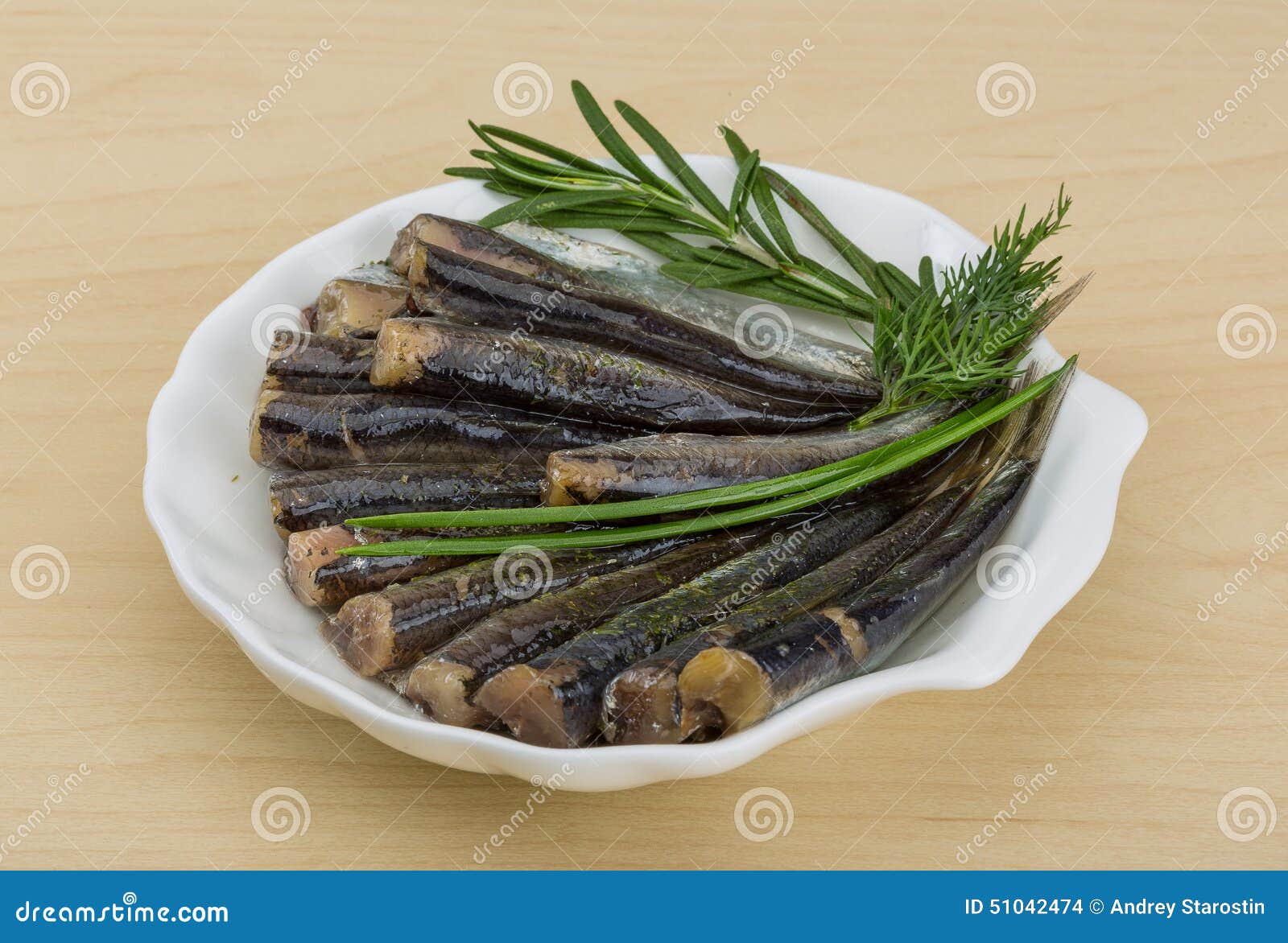 Salted anchovy stock photo. Image of fish, breakfast - 51042474