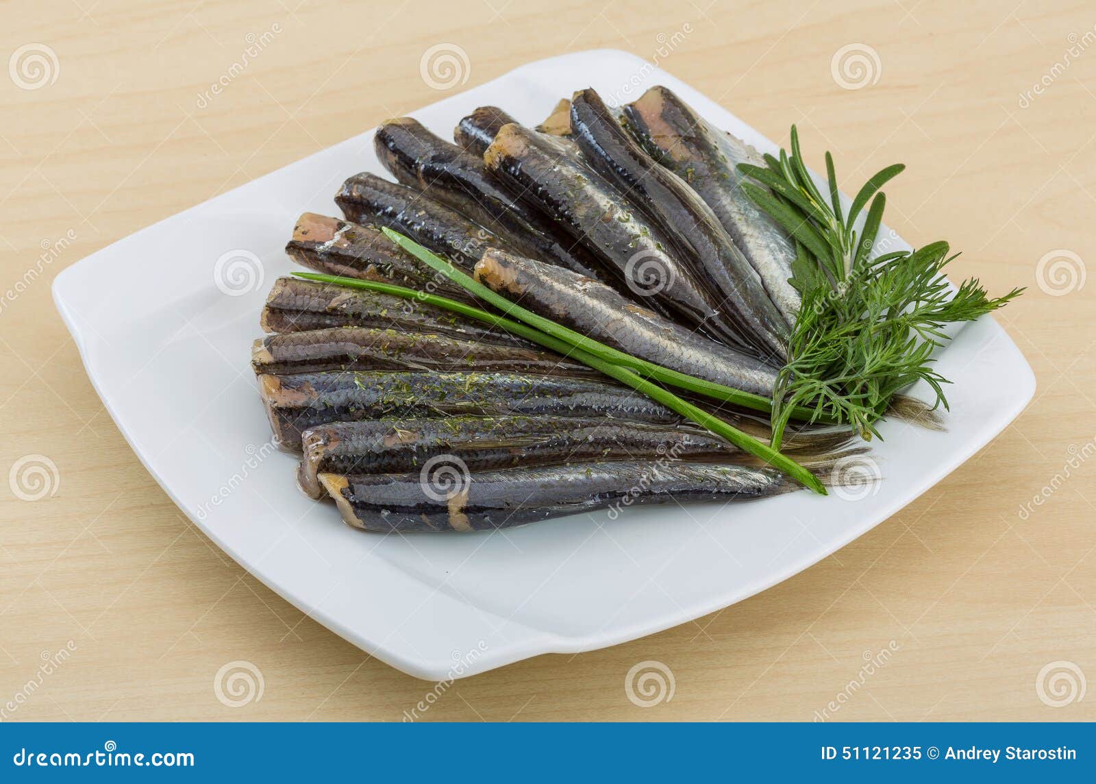 Salted anchovy stock image. Image of nutrition, ingredient - 51121235