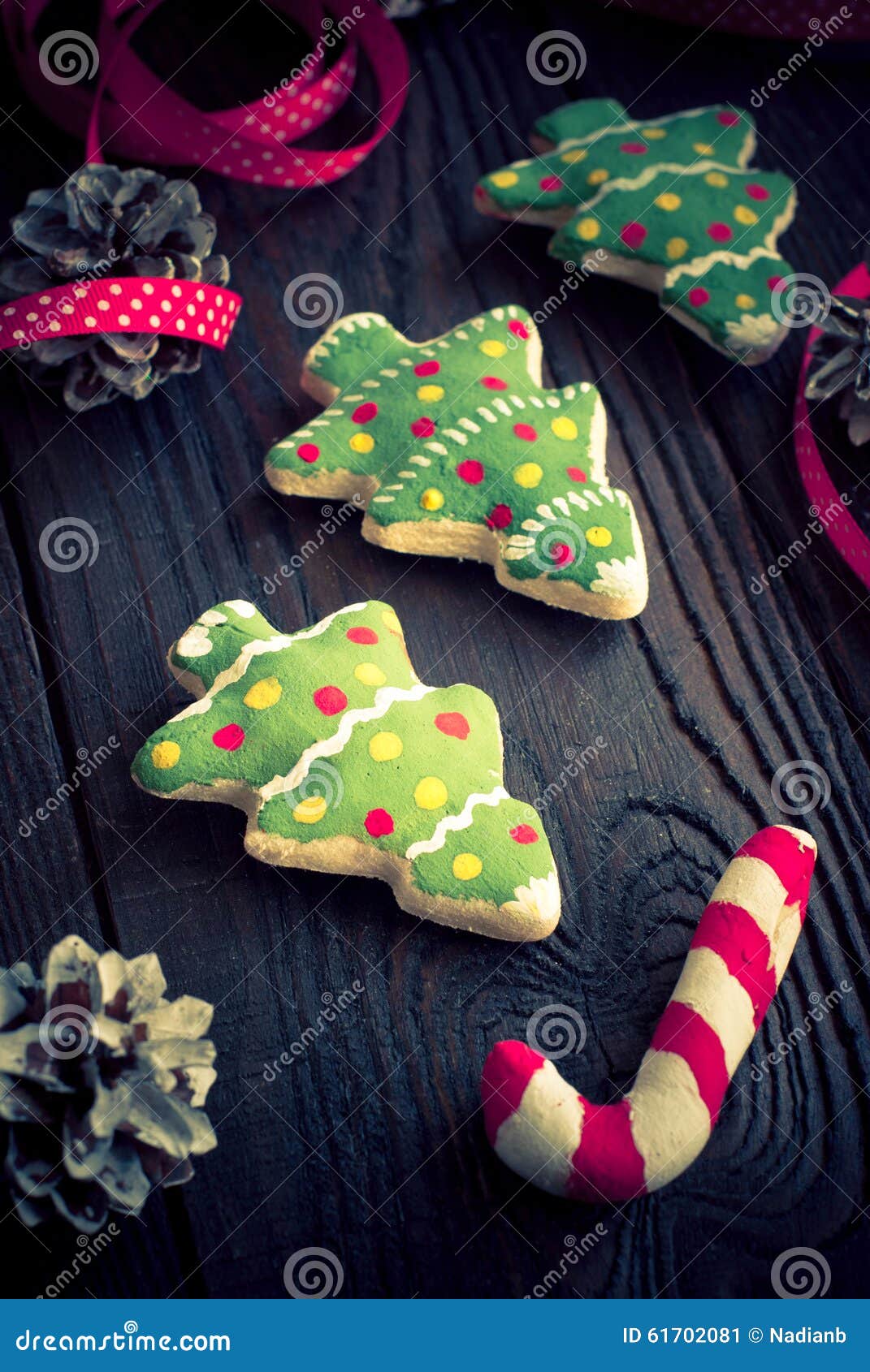 Salted Biscuits Painted Colors Stock Image - Image of craft, home: 61702081