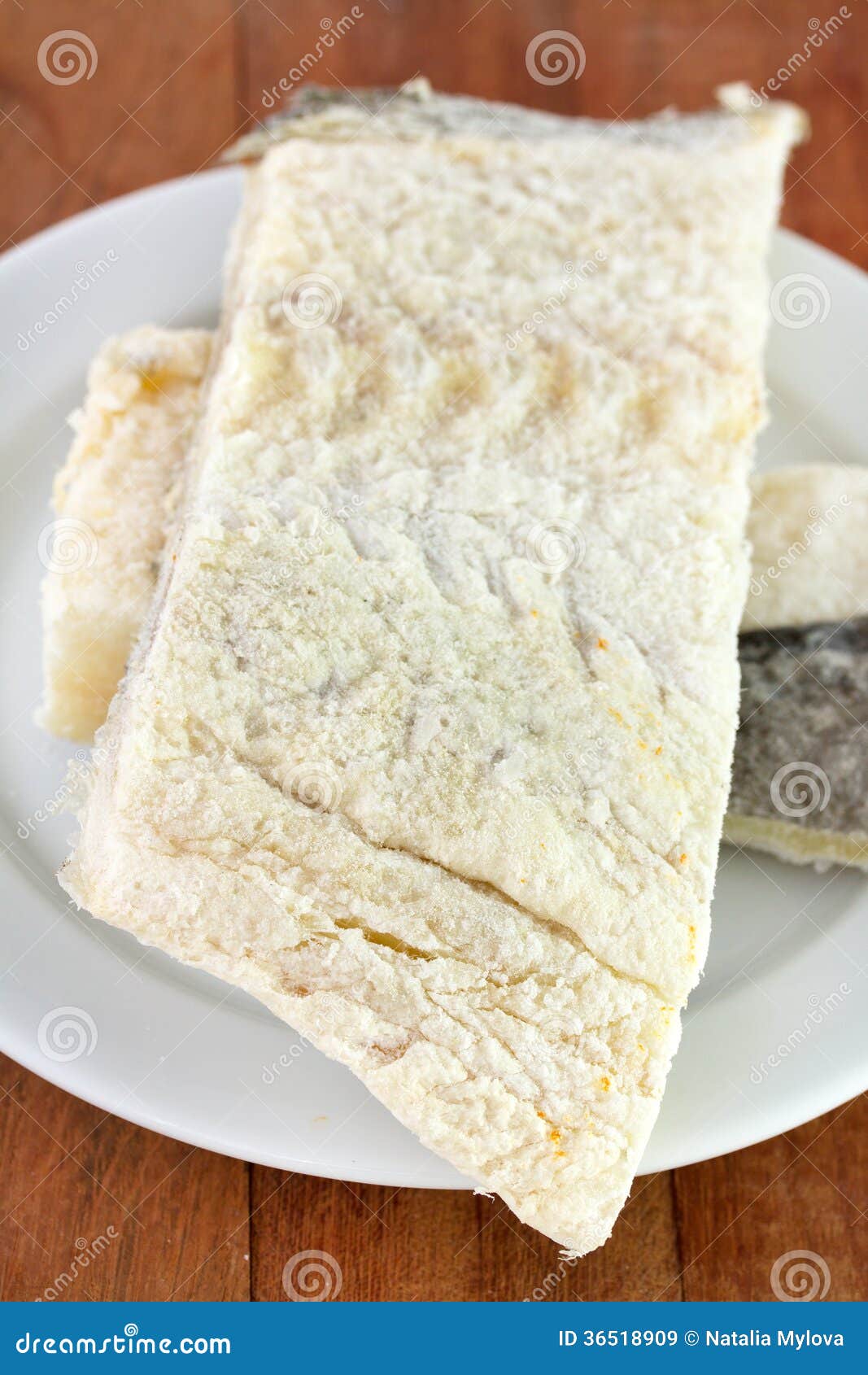 Salted cod fish stock image. Image of lunch, fish, meal - 36518909