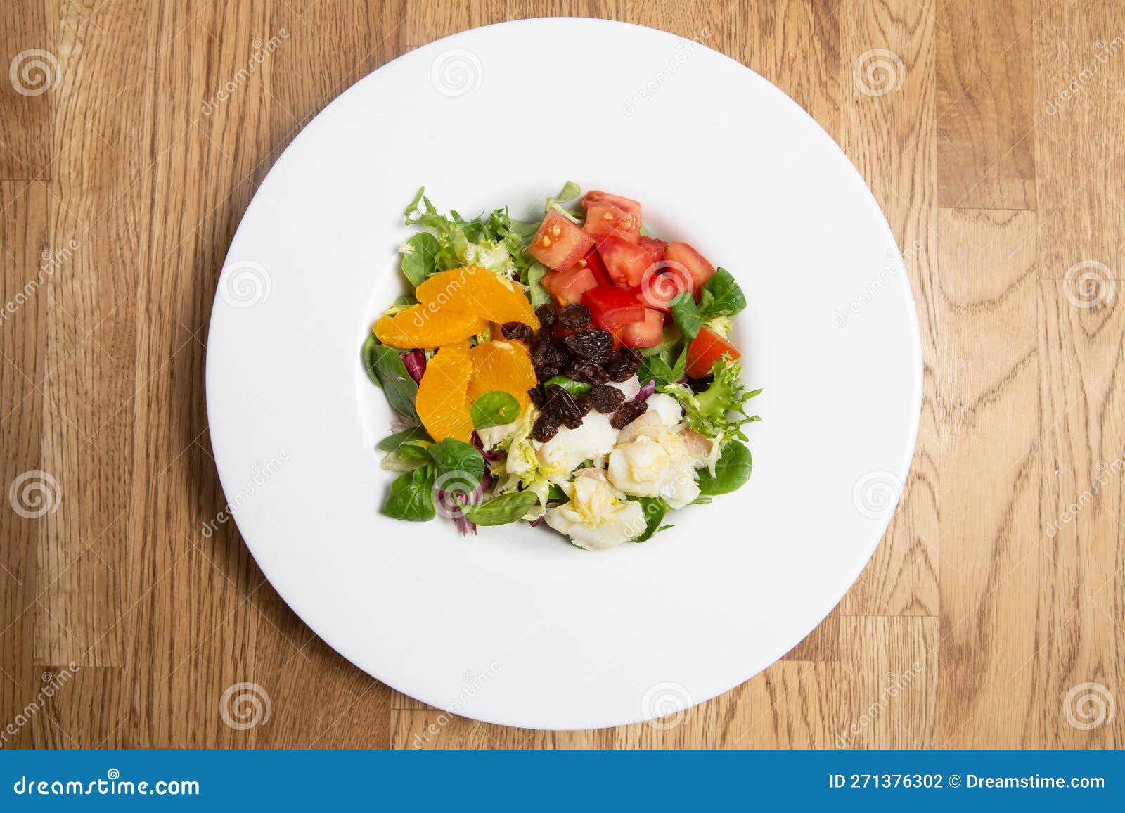 Salted Codfish Salad Bacalao Stock Photo - Image of bacalao, health ...