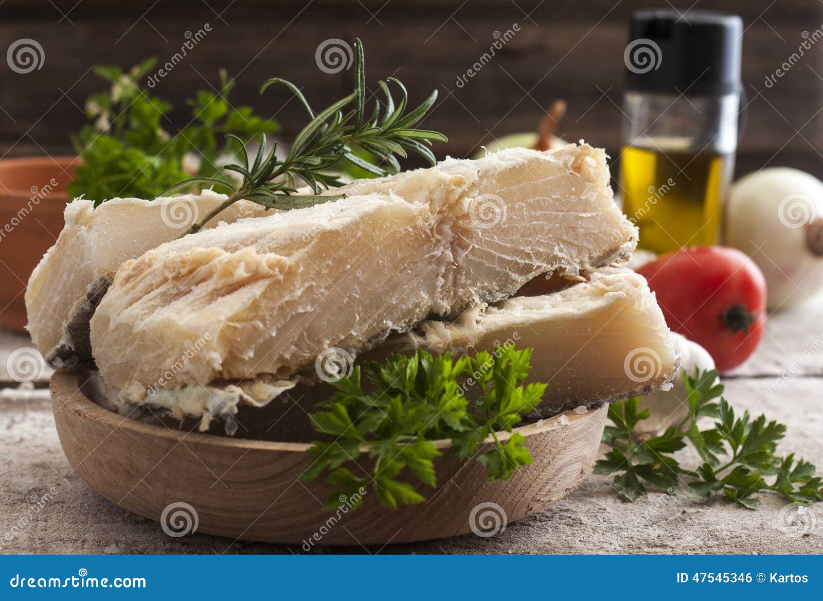 Salted codfish stock photo. Image of bone, norway, kitchen - 47545346