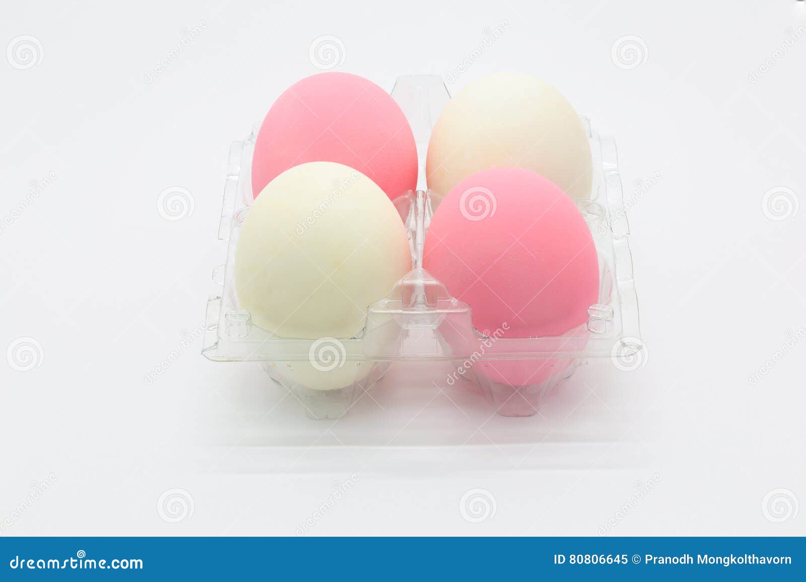 Salted Eggs with White and Pink Colour Stock Image - Image of eggs ...