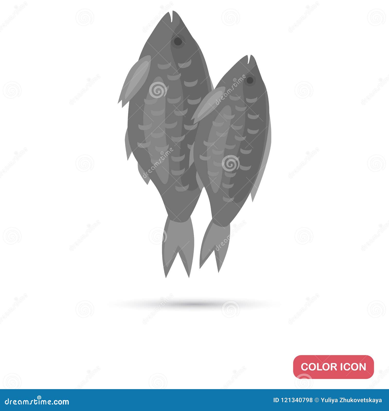 Fish And Beer. Cartoon Vector | CartoonDealer.com #20875799