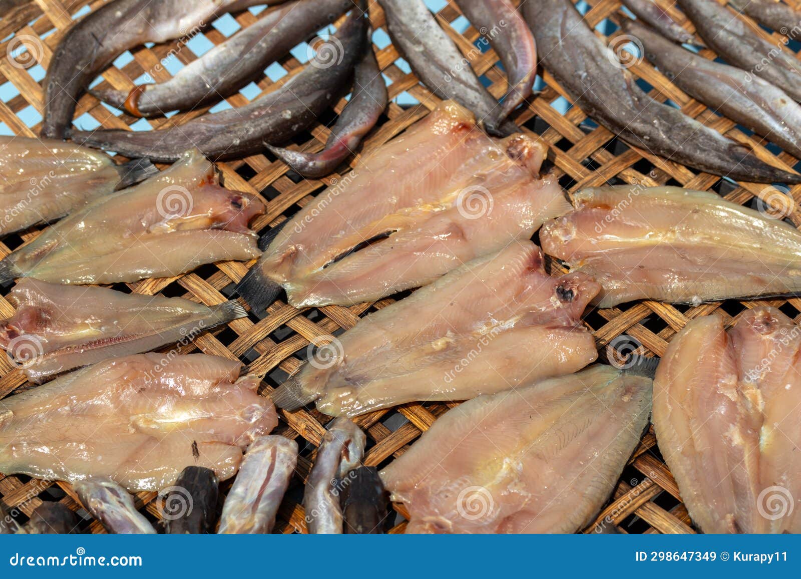 Salted Fish is Fish that Has Preserved by Means of Salting Stock Image ...