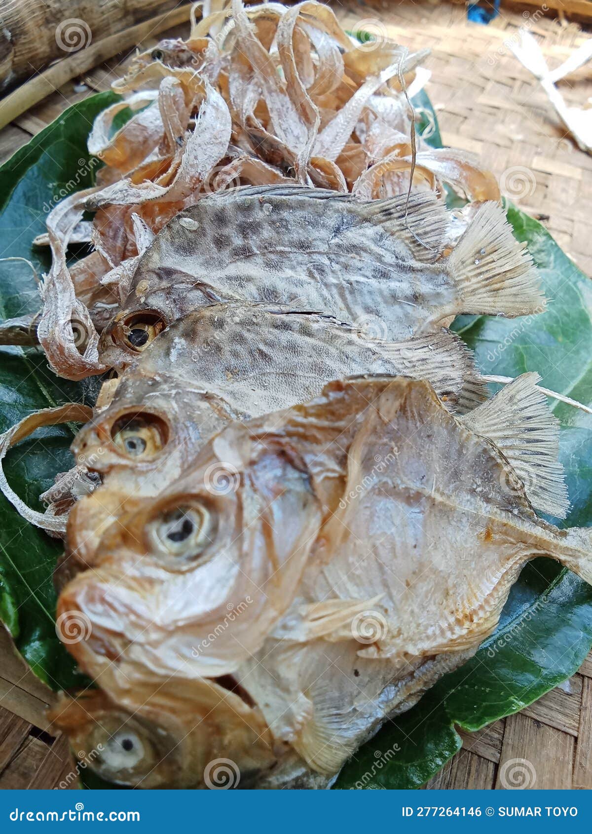Salted Fish, Fish Preserved with Salt Stock Photo - Image of ingredient ...