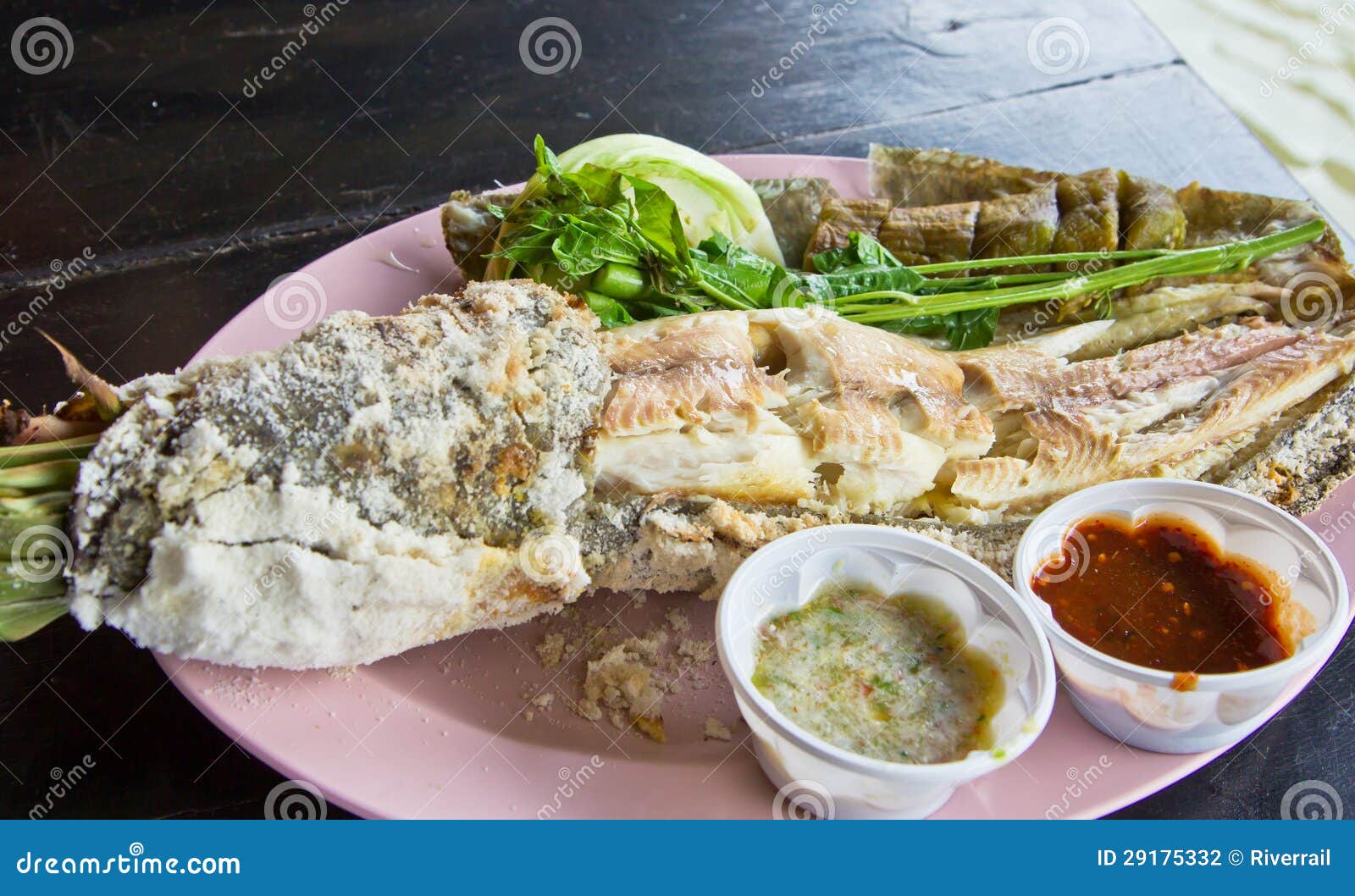 Salted Grill Snakehead Fish Stock Photo - Image of fish, fresh: 29175332