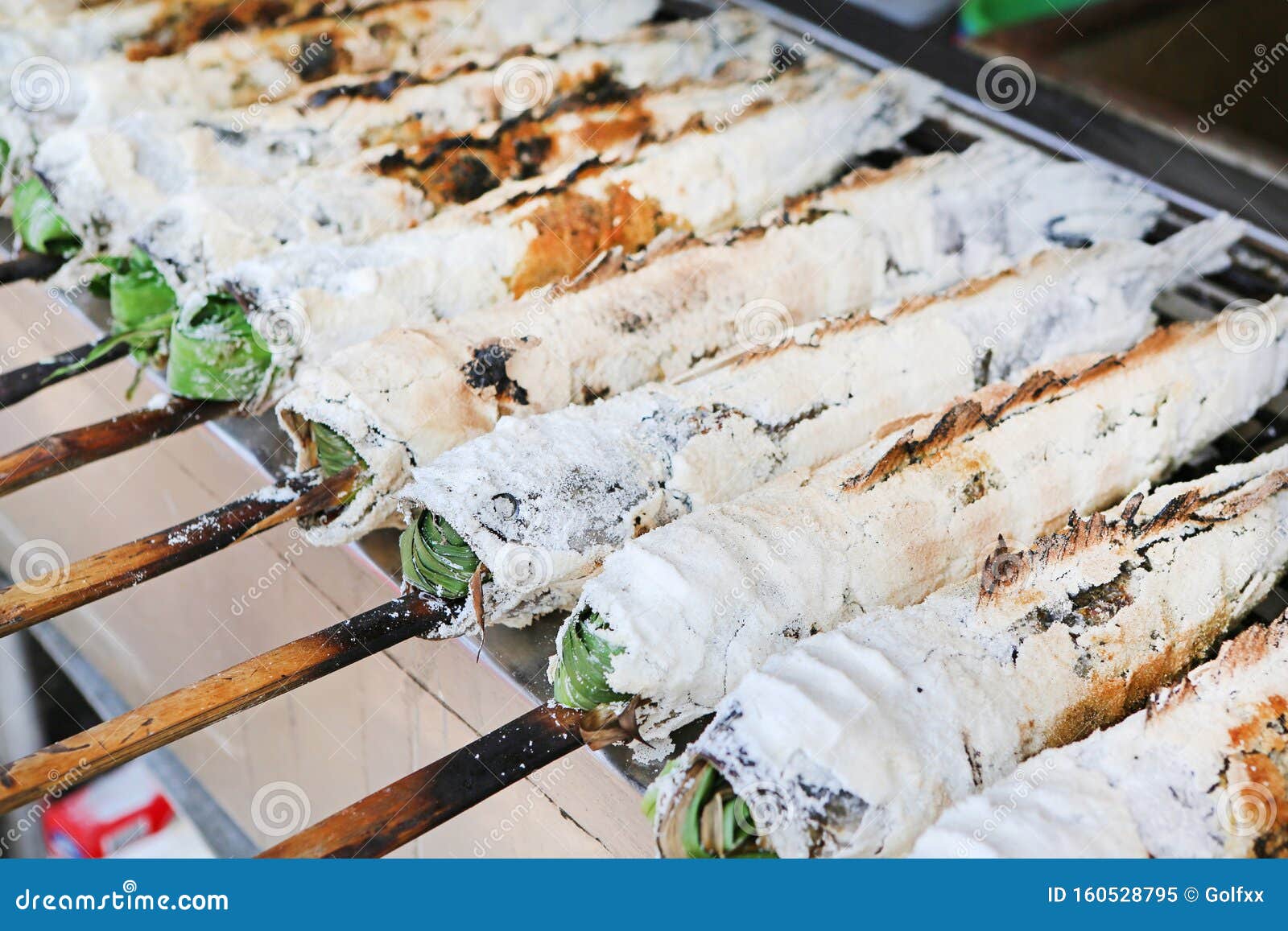 Salted Grill Snakehead Fish Stock Image - Image of appetizer, barbecue ...