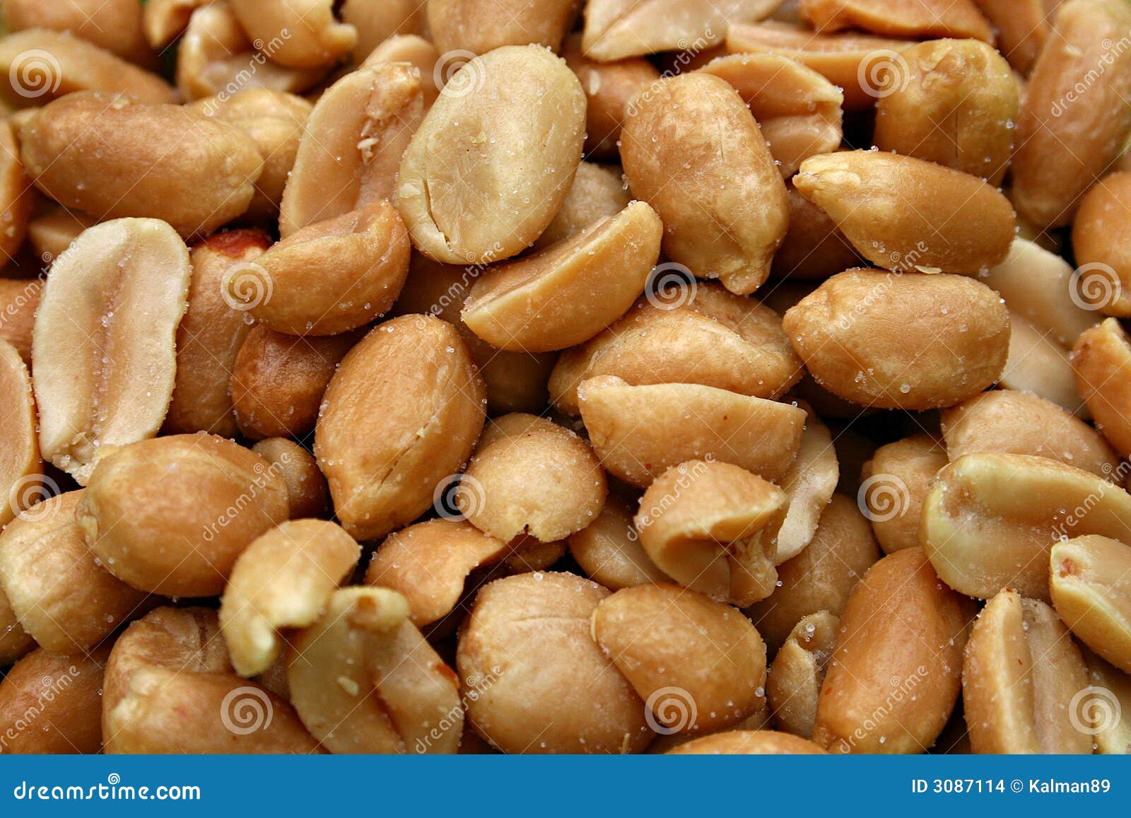 Salted Peanuts stock photo. Image of ingredients, food - 3087114