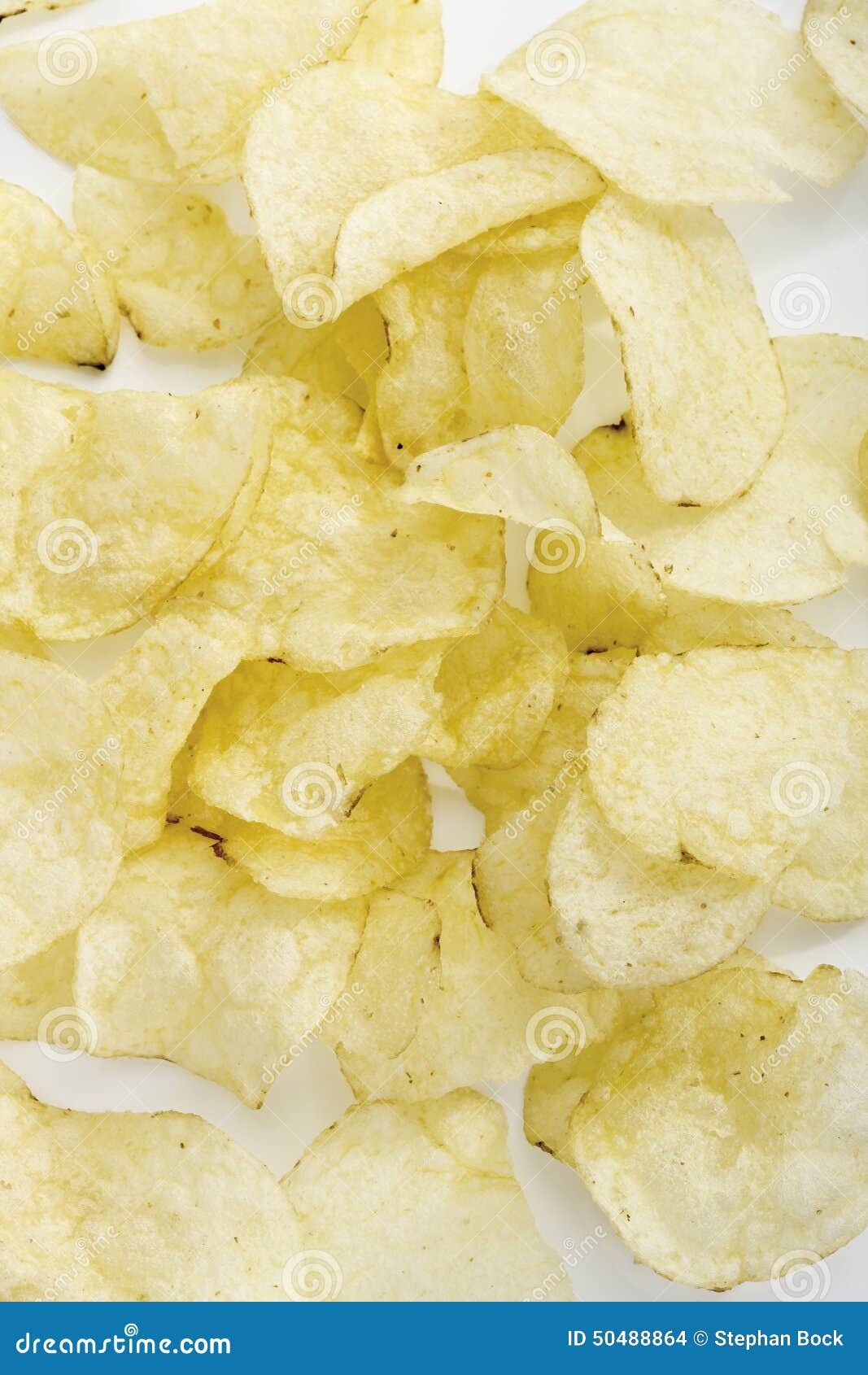 Salted potato chips stock photo. Image of calories, readymade - 50488864