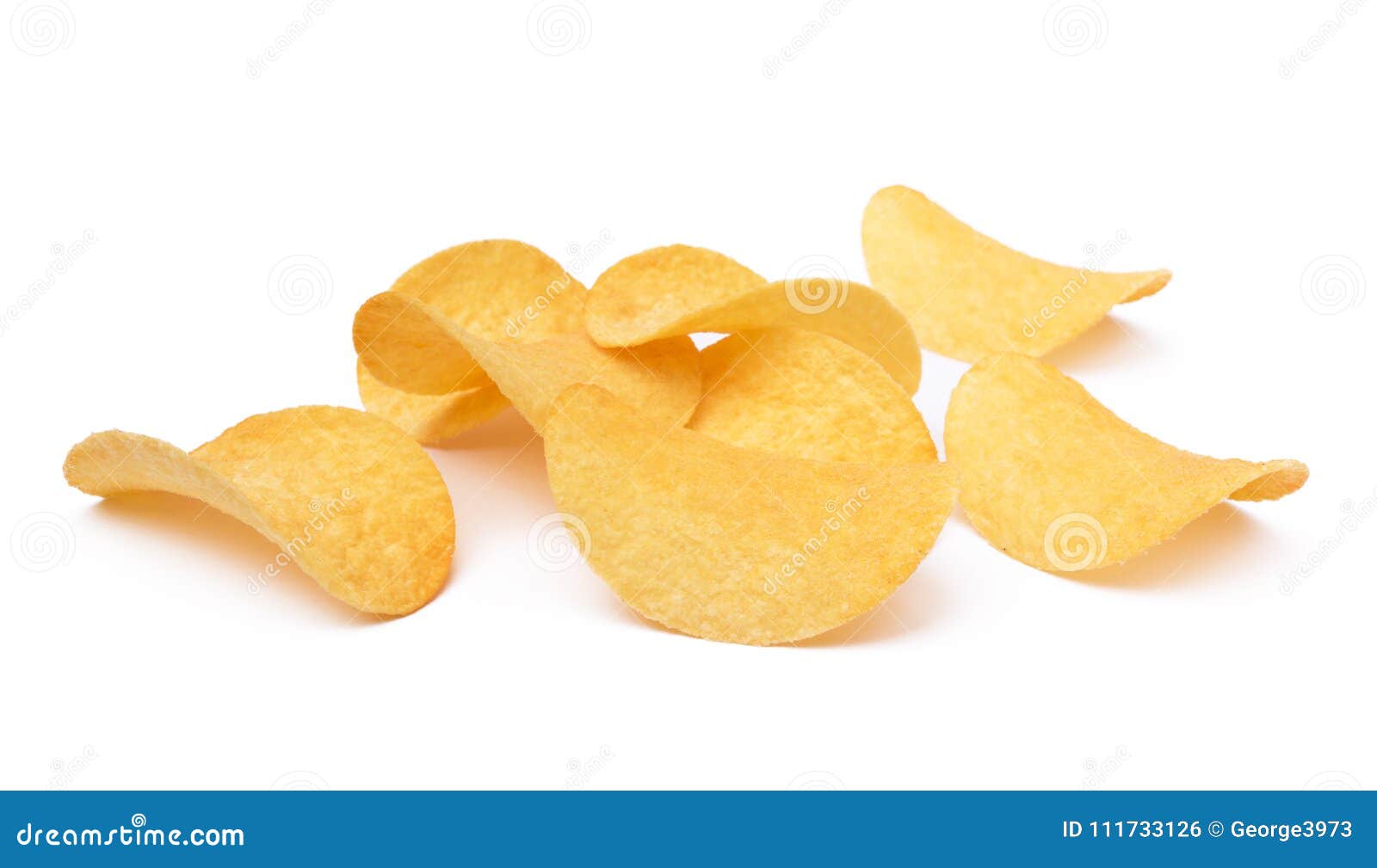 Salted potato chips stock photo. Image of chip, crispy - 111733126