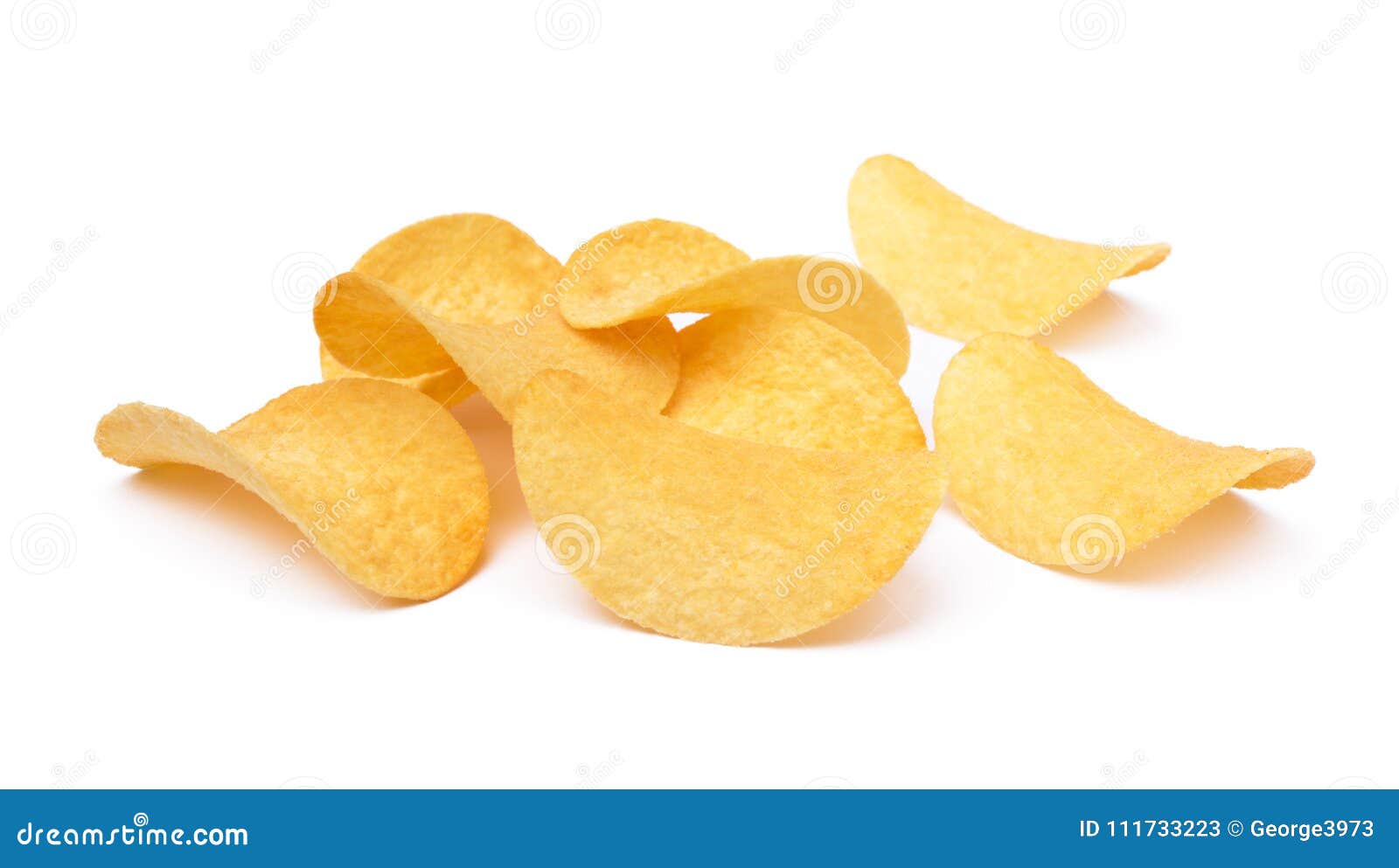 Salted potato chips stock image. Image of closeup, crispy - 111733223