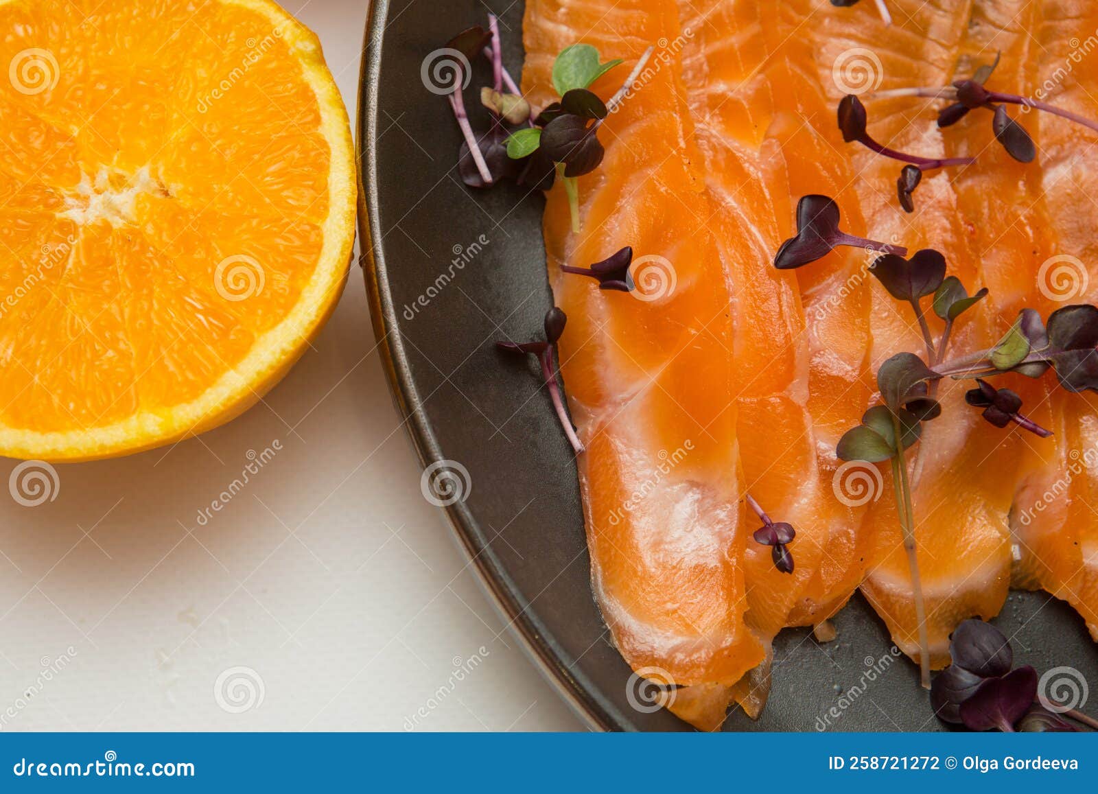 Salted Red Fish with Sea Salt Stock Photo - Image of background, fish ...