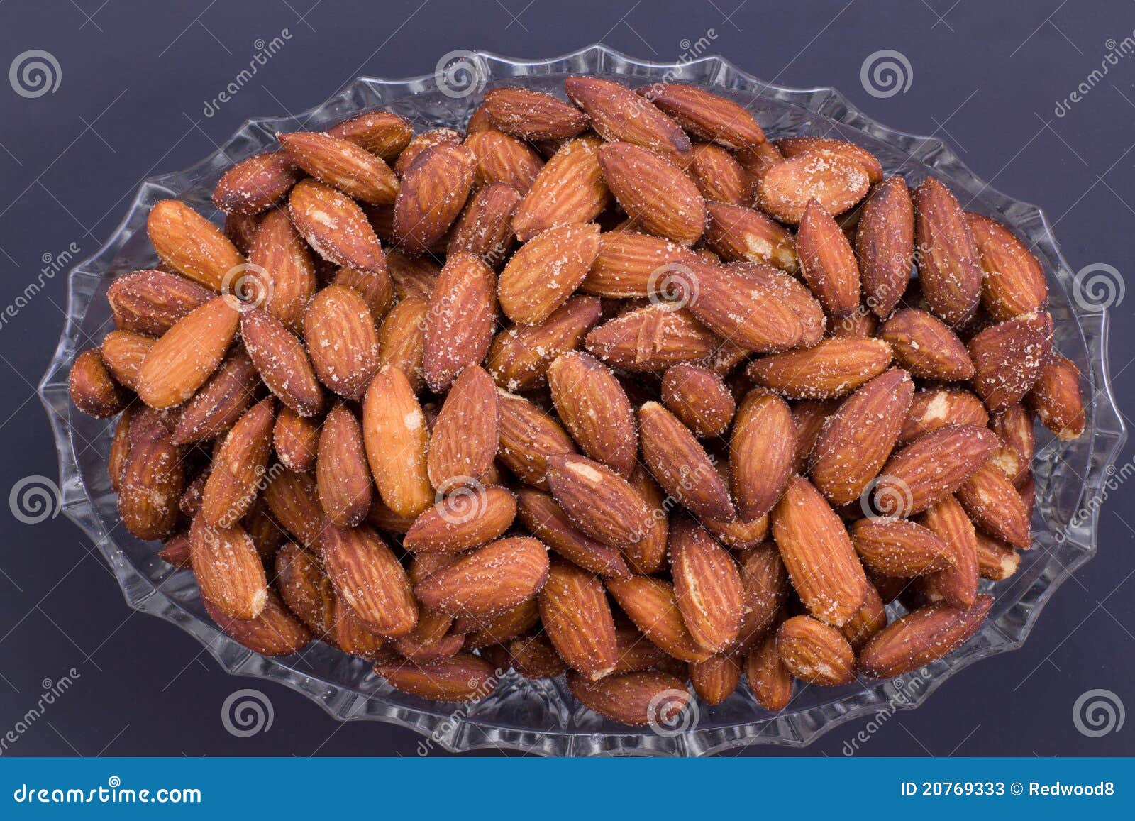 Salted Roasted Almonds stock image. Image of tasty, nutritious - 20769333