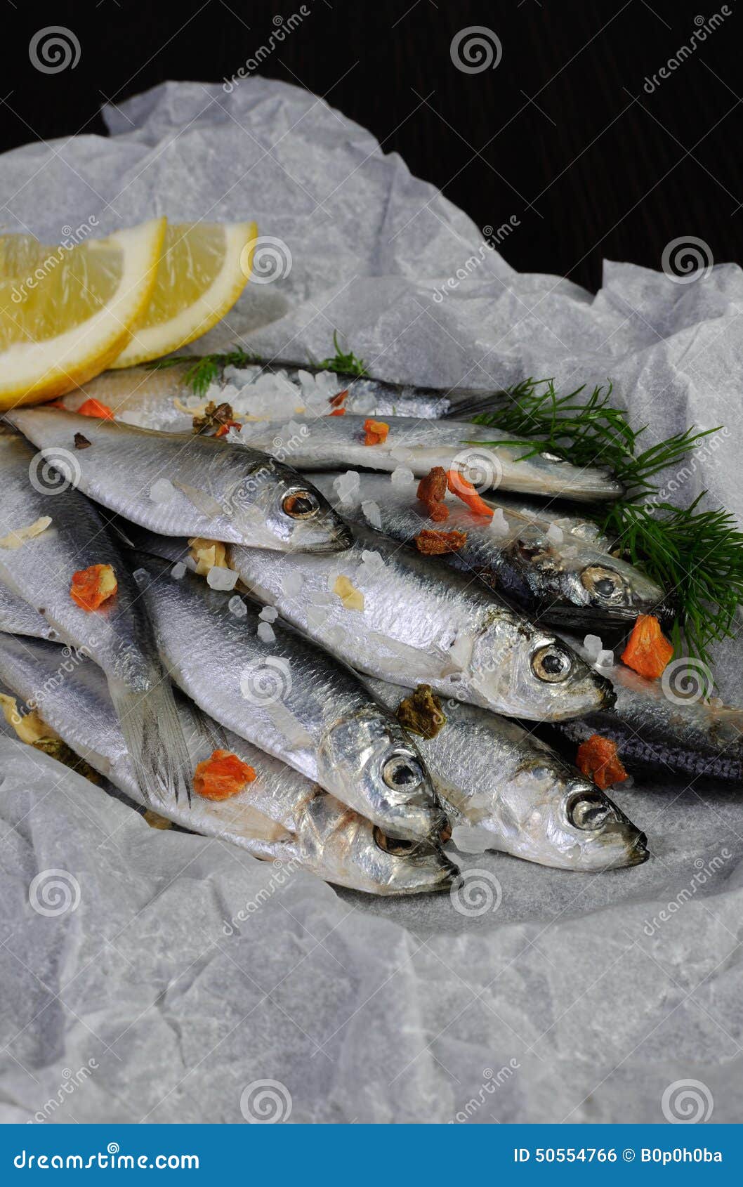 Salted sprats stock photo. Image of eating, prepared - 50554766