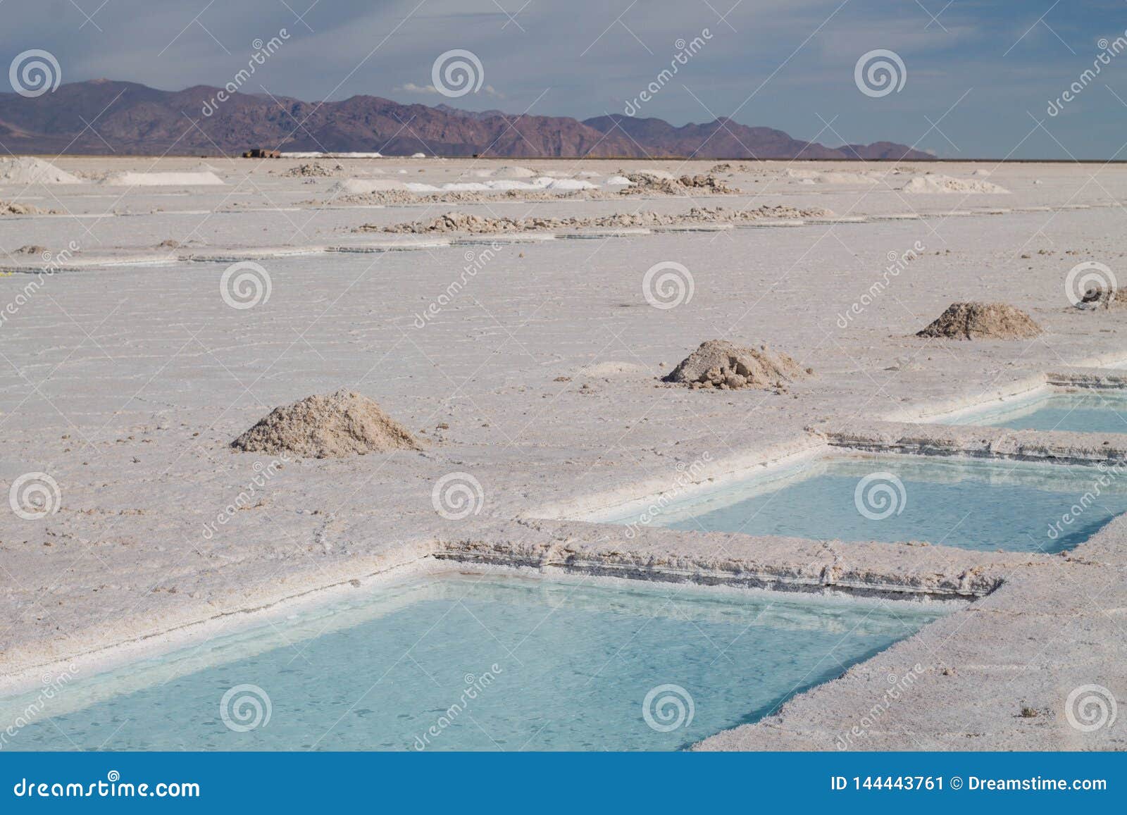 Salted water on desert stock image. Image of desert - 144443761