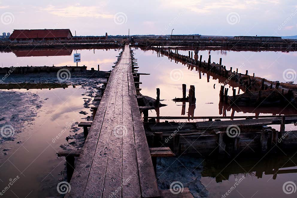 Saltern stock image. Image of coast, evaporation, saltern - 14532971