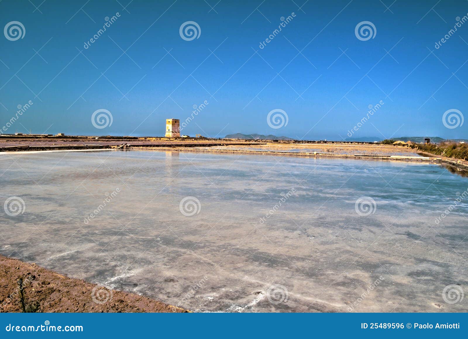Saltern stock photo. Image of trapani, sicilia, farm - 25489596