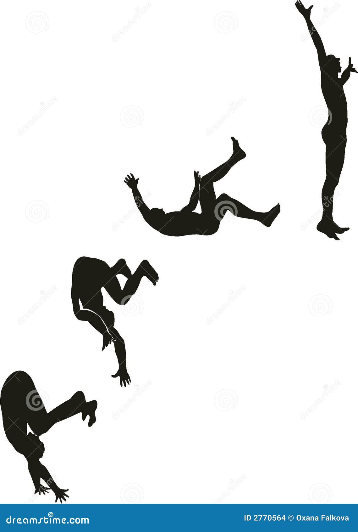 Salto ilustración del vector. Ilustración de deportes - 2770564