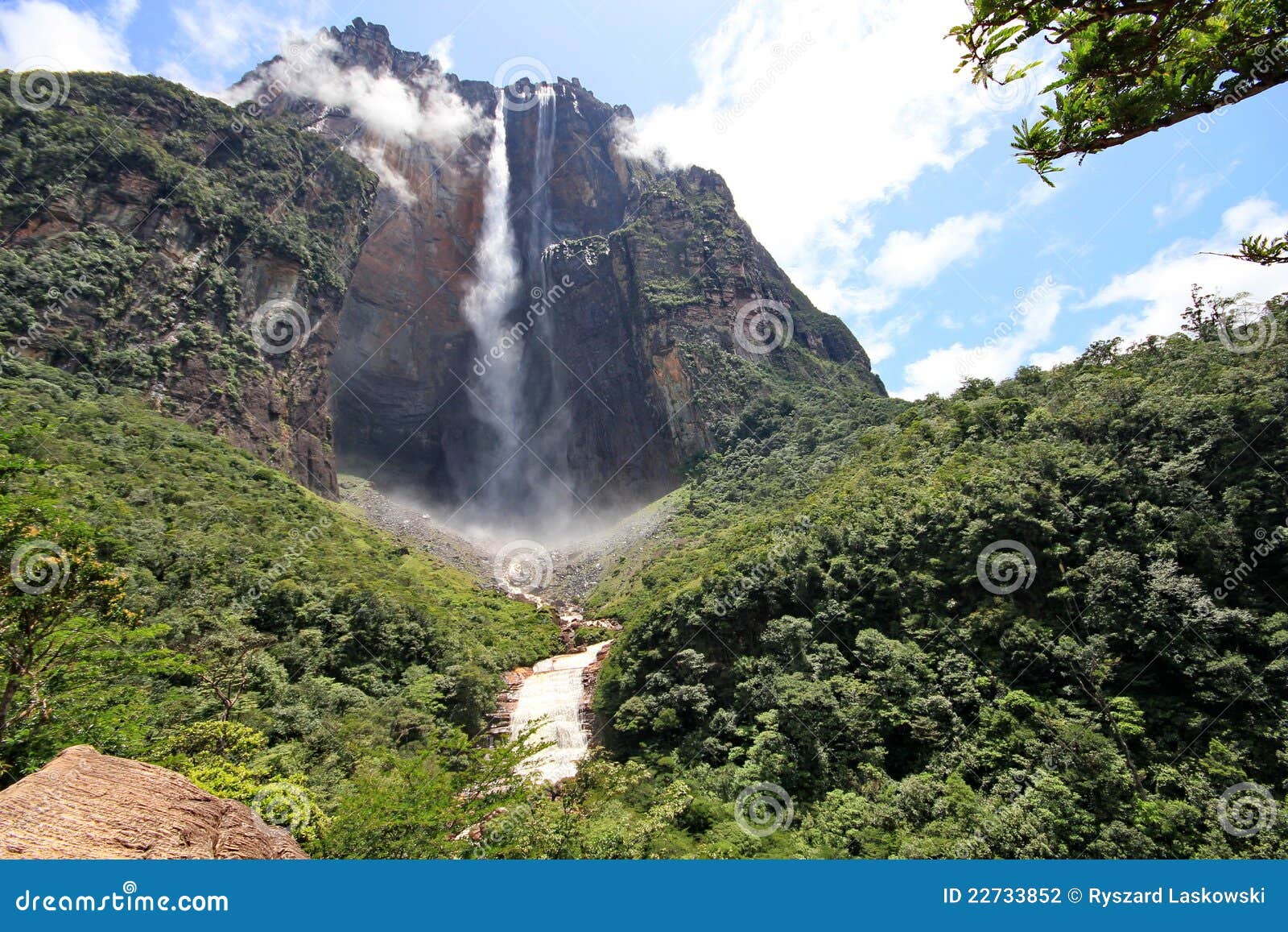 Salto Angel, Venezuela stock photo. Image of highest - 22733852