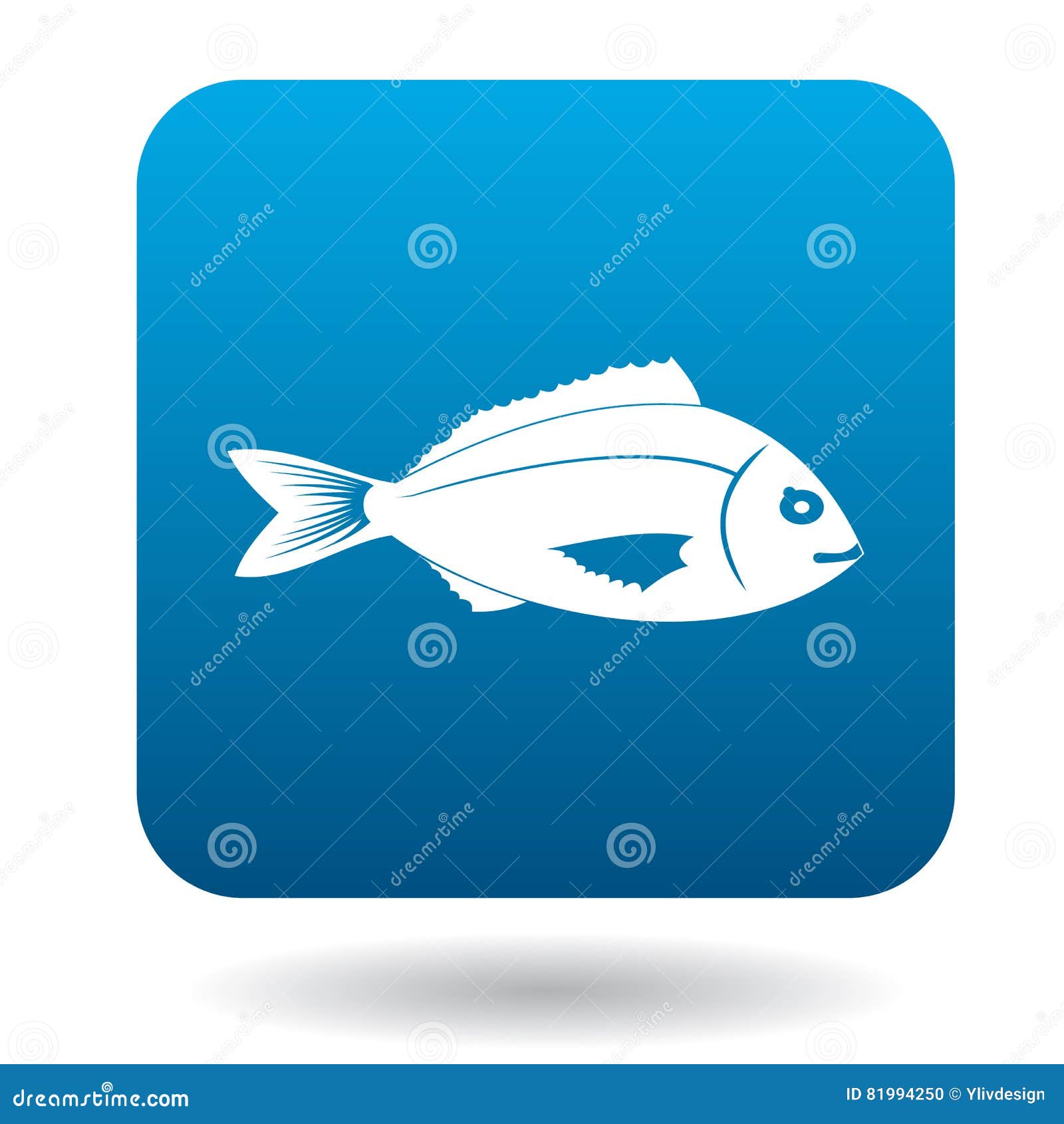 Saltwater Fish Icon, Simple Style Stock Vector - Illustration of icon ...