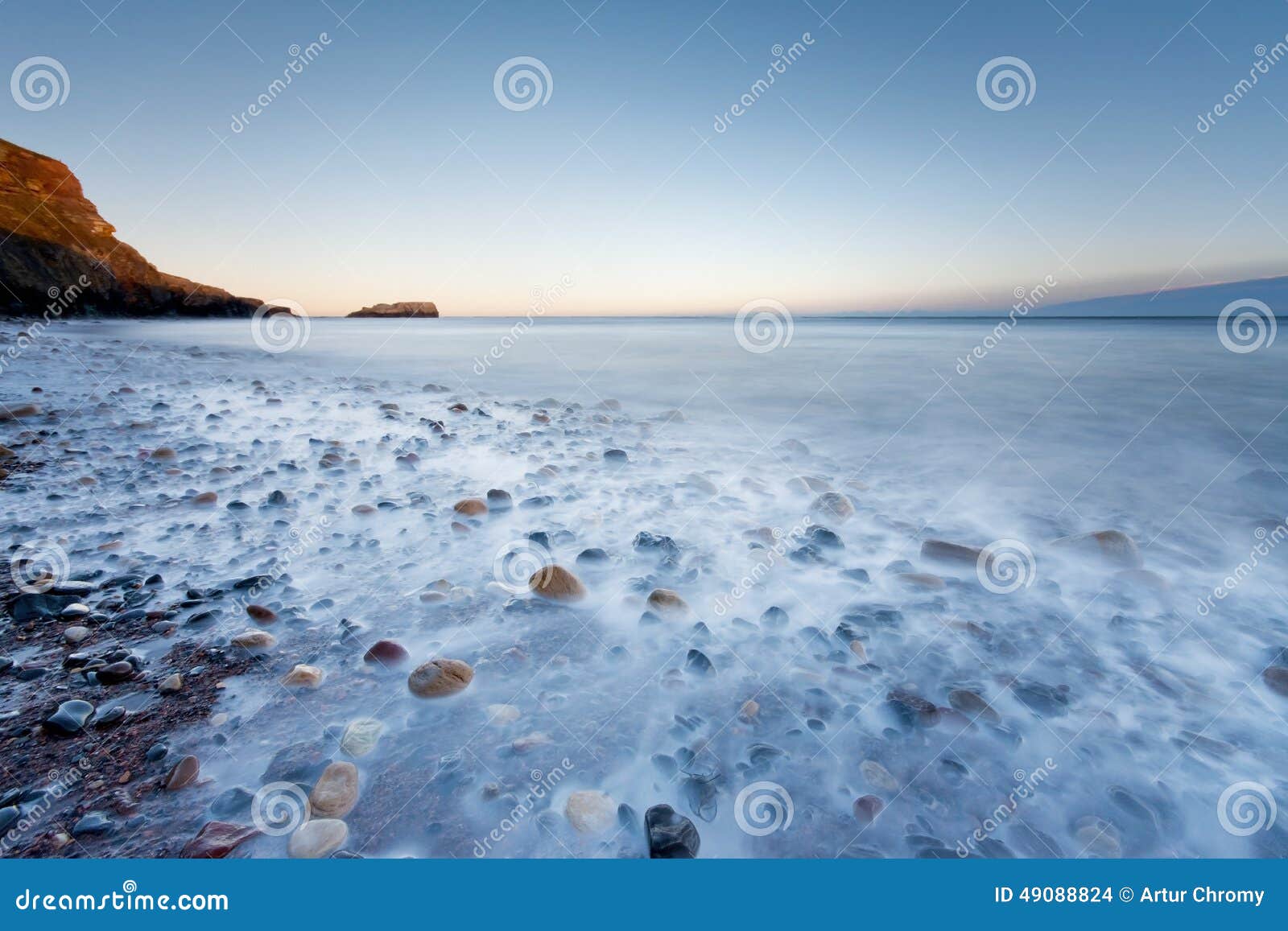 Beautiful Sunrise Saltwick Bay in Whitby Stock Photo - Image of english ...