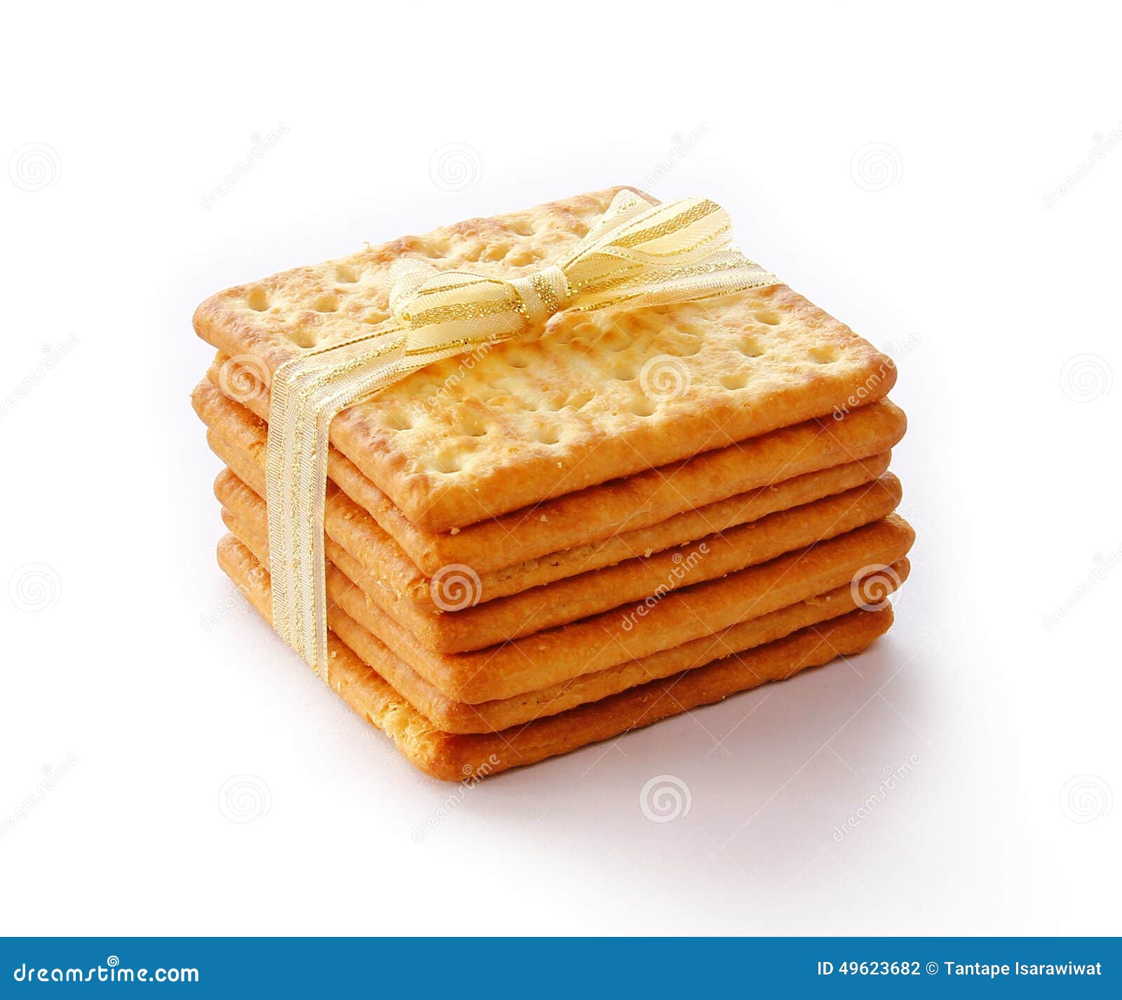 Many Yummy Square Cream Crackers Stock Photo - Image of bread, homemade ...