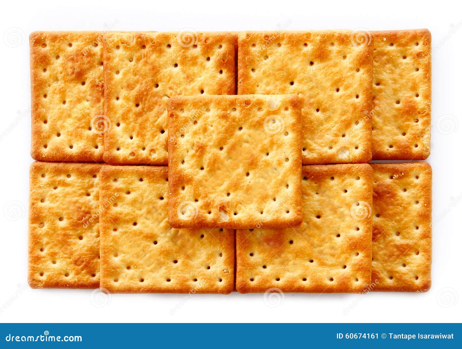 Salty Crackers stock image. Image of dessert, closeup - 60674161