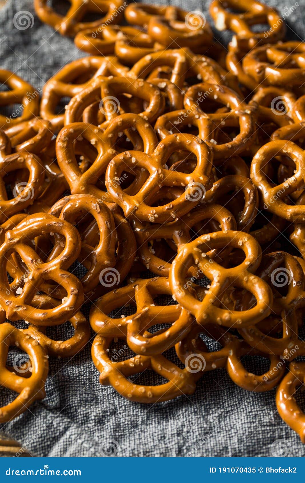 Salty Crunchy Pretzel Crackers Stock Image - Image of german, bread ...