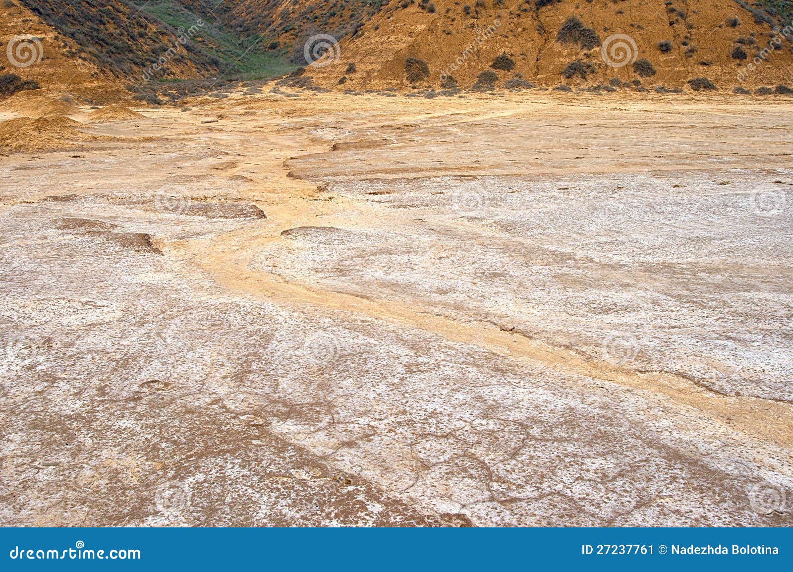 Salty land stock image. Image of climate, eroded, heat - 27237761