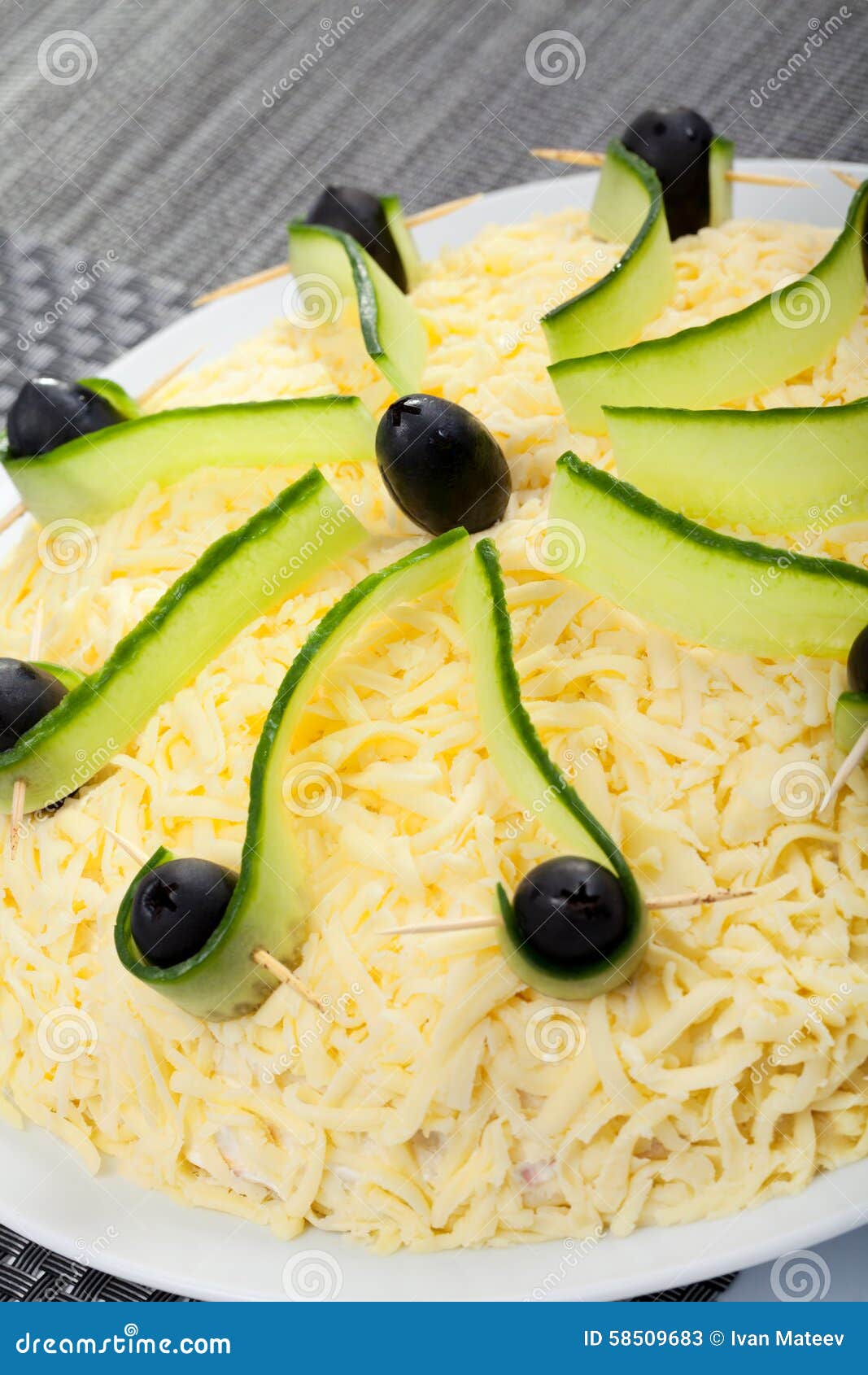 Salty pancake cake stock image. Image of 1000023141, olives - 58509683