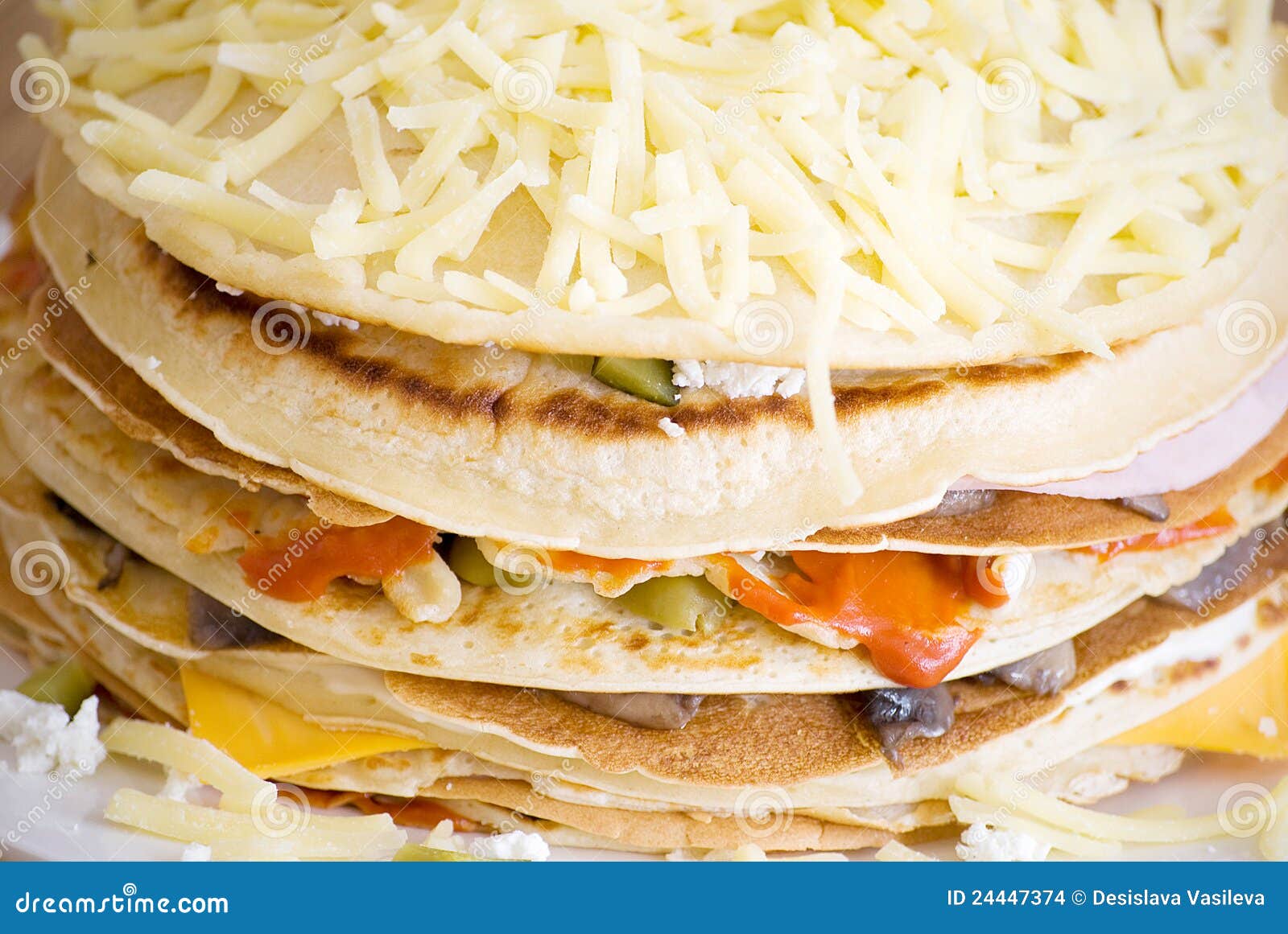 Salty pancakes stock photo. Image of breakfast, food - 24447374