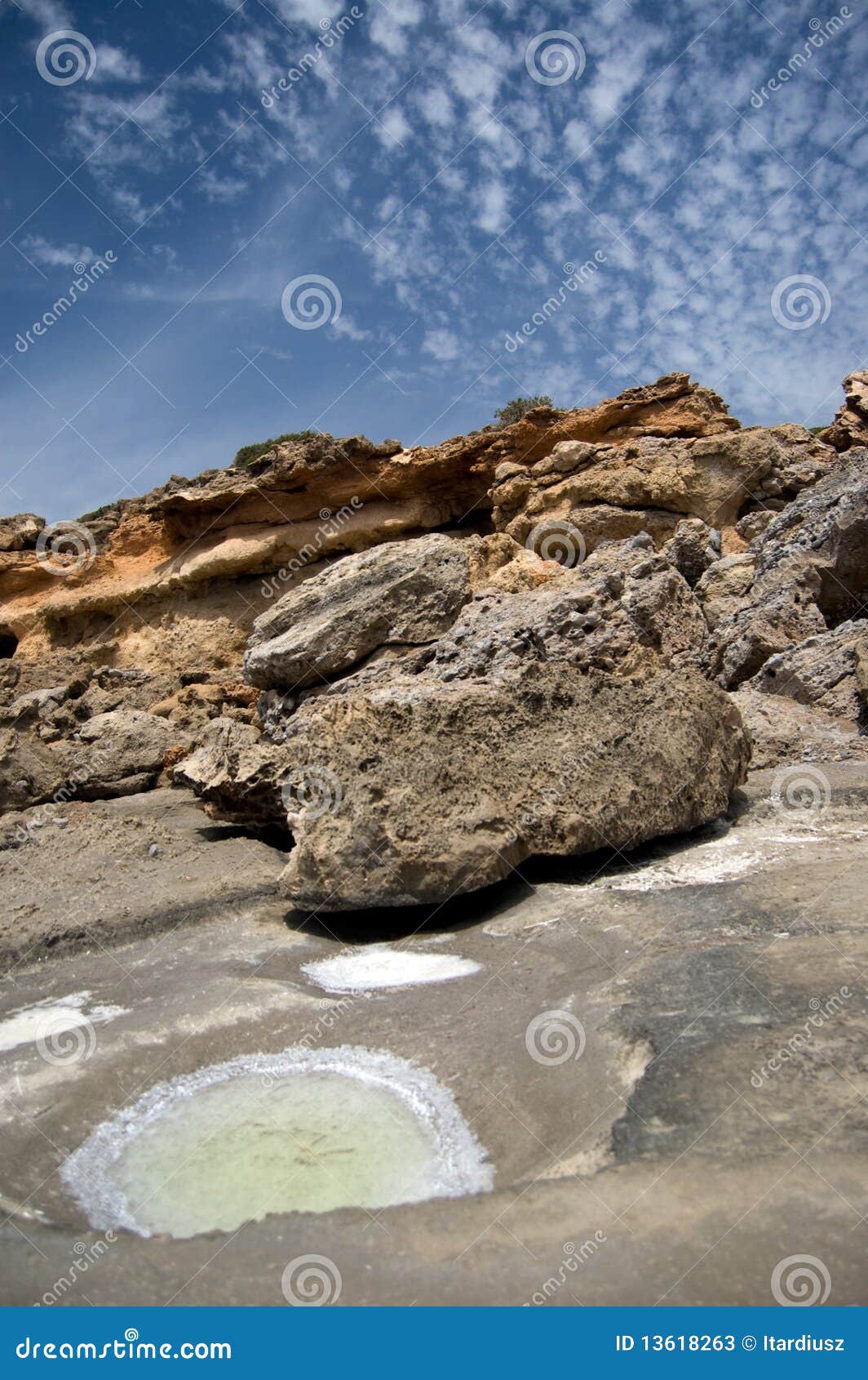 Salty Rocks Picture. Image: 13618263