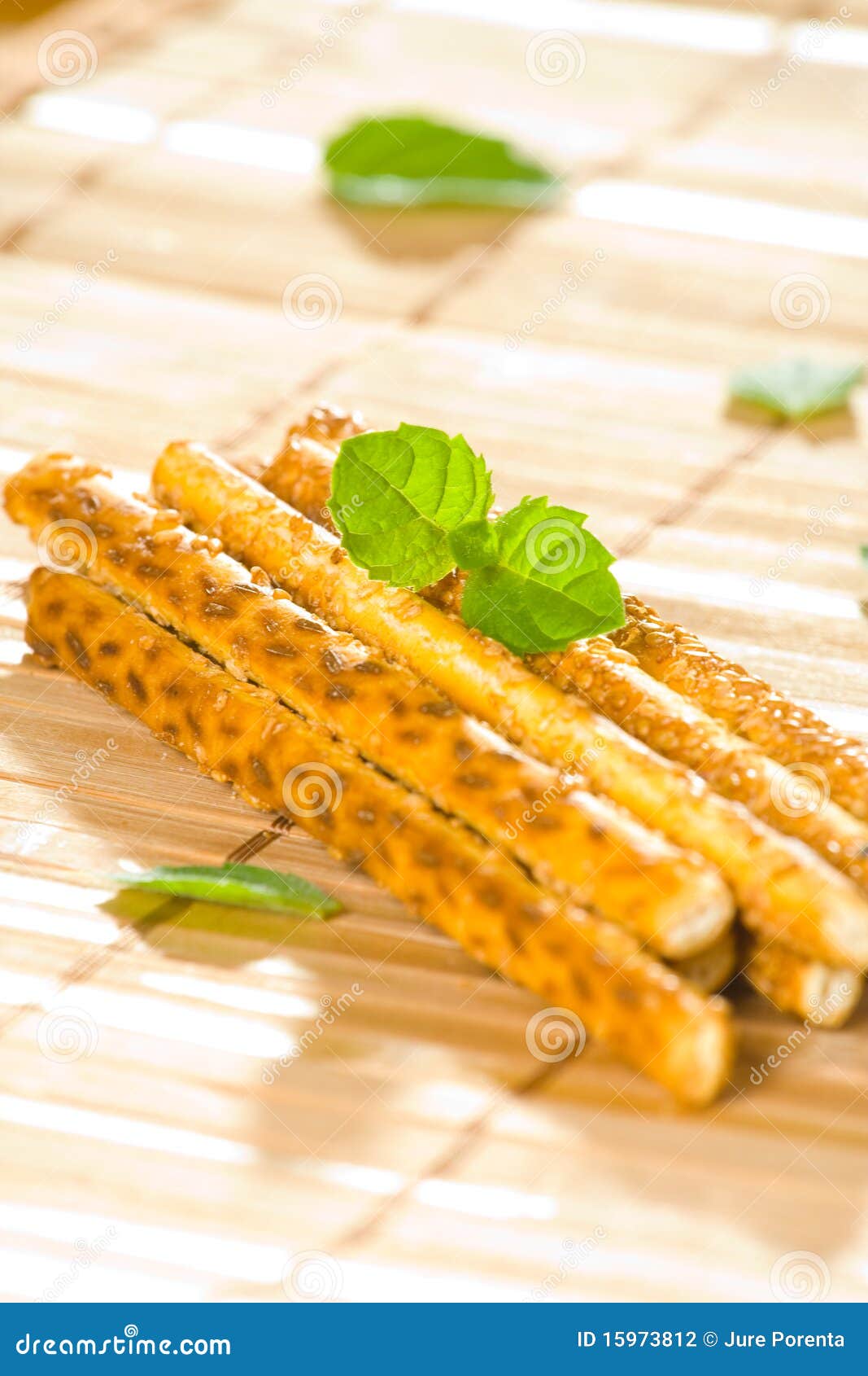 Salty sesame sticks stock photo. Image of crunchy, bread - 15973812