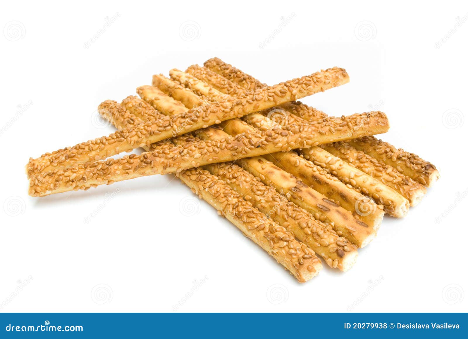 Salty Sticks Line In Row Background. Top View. Snack Texture Background ...