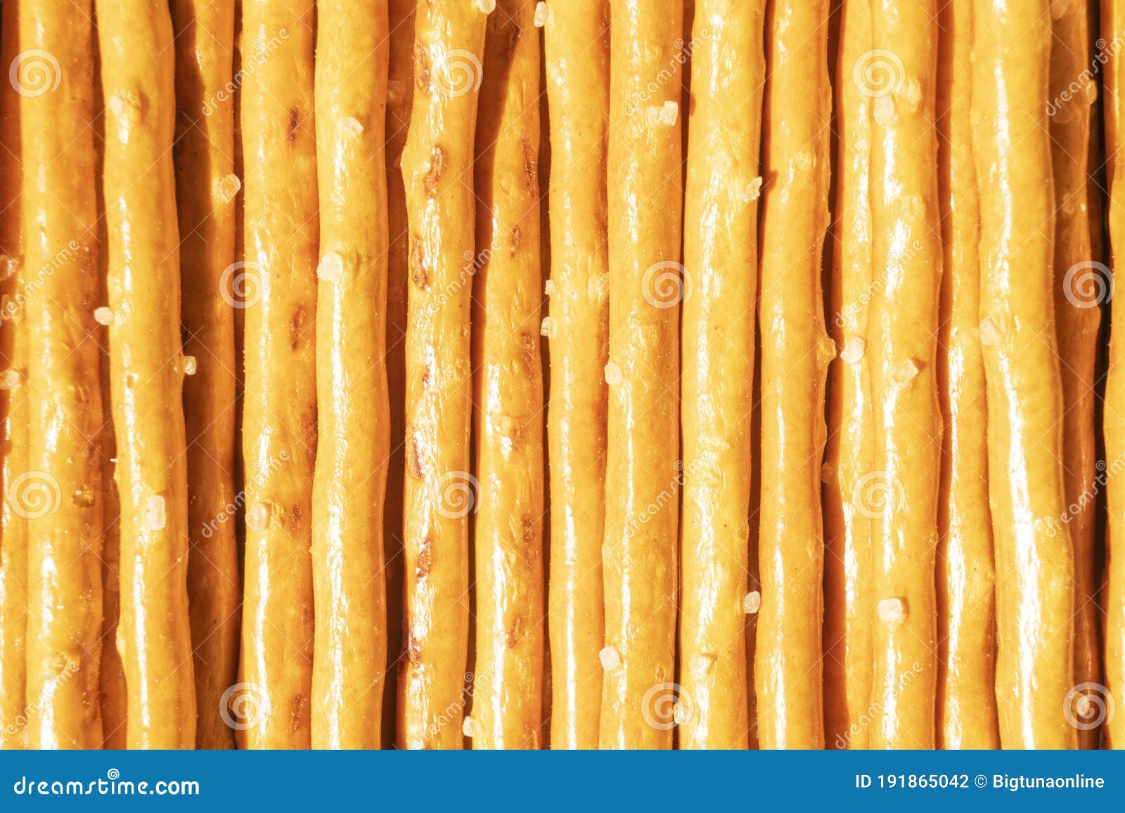 Salty Sticks Line In Row Background. Top View. Snack Texture Background ...