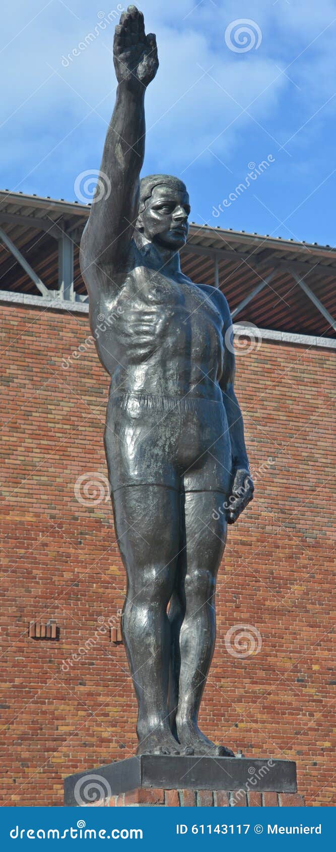 Saludo olímpico oficial fotografía editorial. Imagen de hitler - 61143117