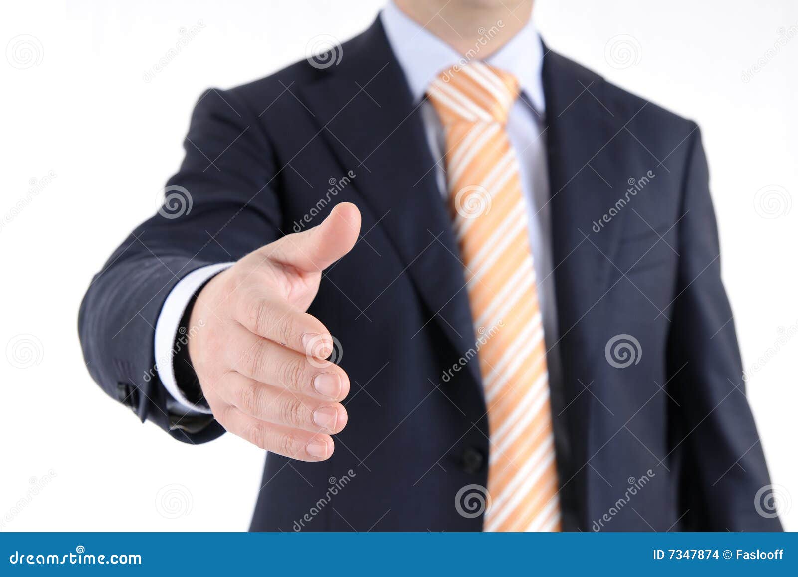 Salutations formelles photo stock. Image du hommes, épaule - 7347874