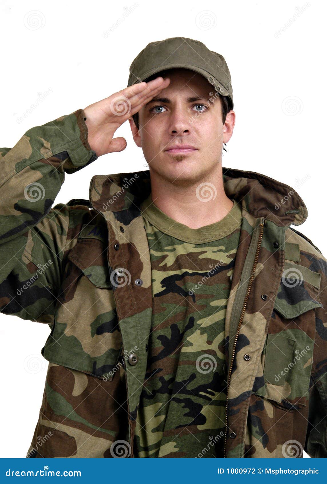 Salute stock photo. Image of services, navy, army, male - 1000972