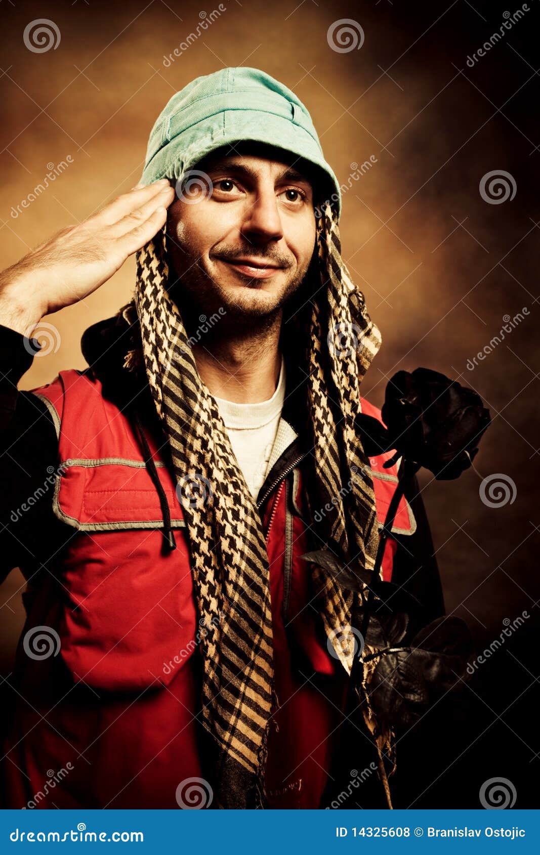 Salute stock photo. Image of salutation, salute, rose - 14325608