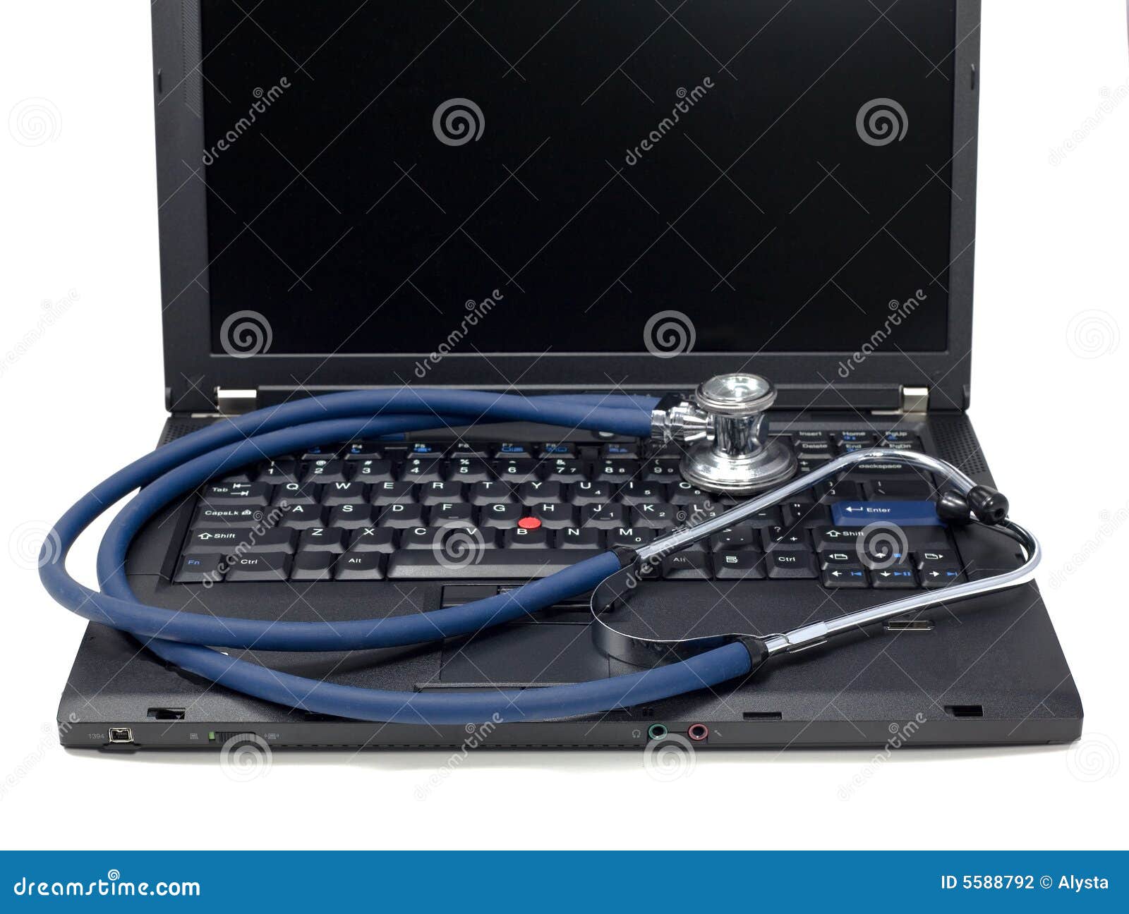 Salute Del Computer Portatile Fotografia Stock - Immagine di portatile ...