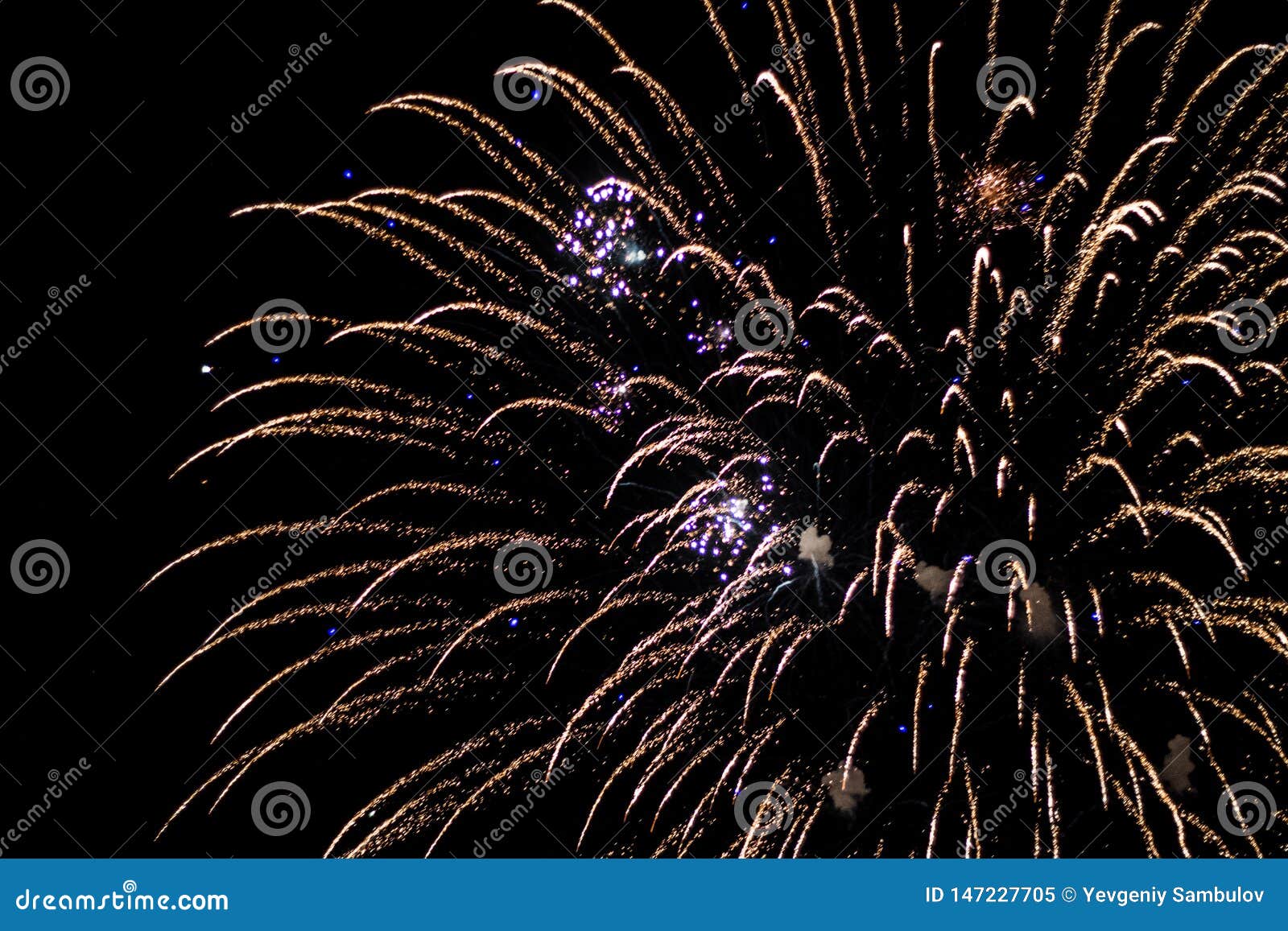 Many Firecrackers Flying Fireworks, Close-up, Macro. Safety Precautions ...